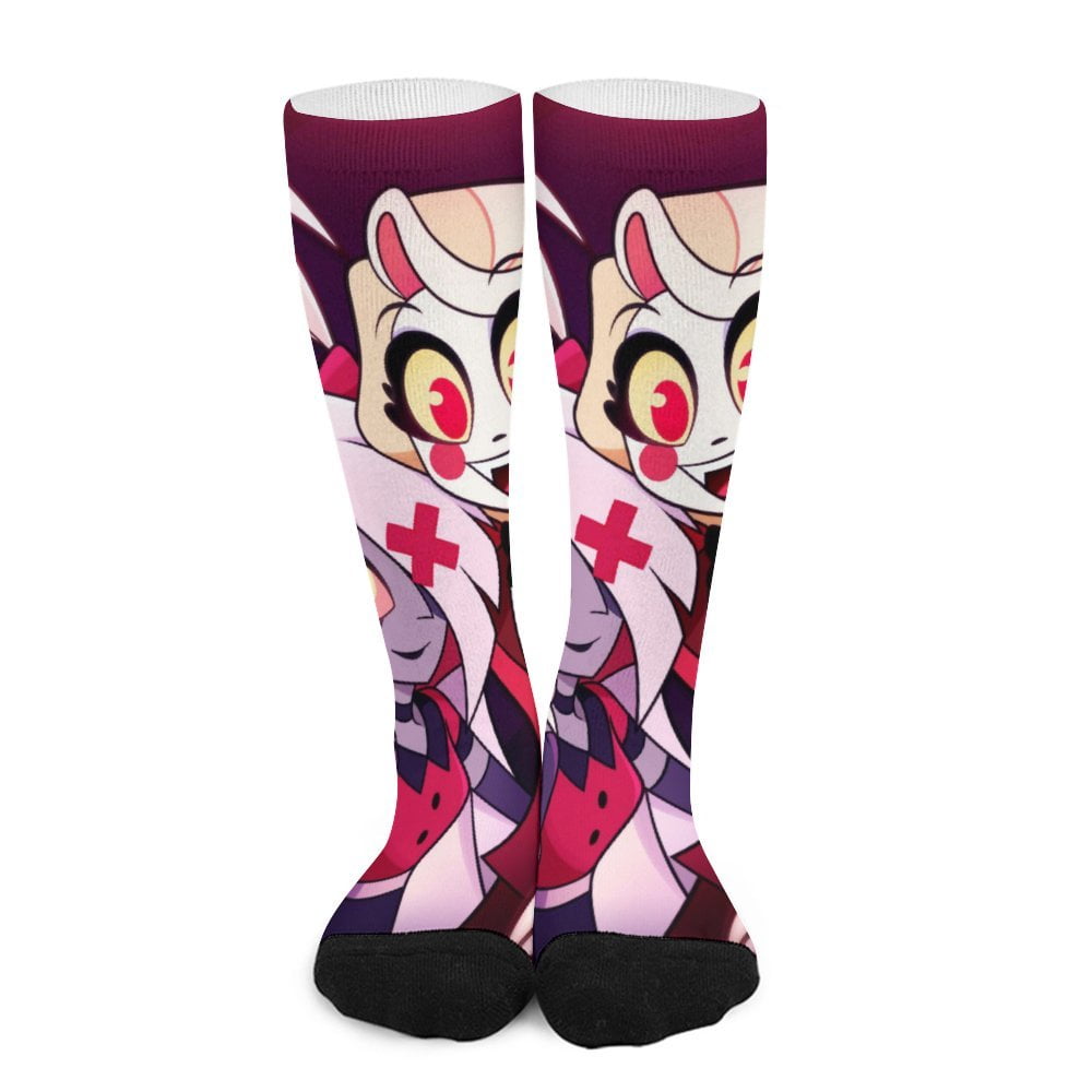 Hazbin Hotel Compression Socks Support Knee High Socks For Running ...