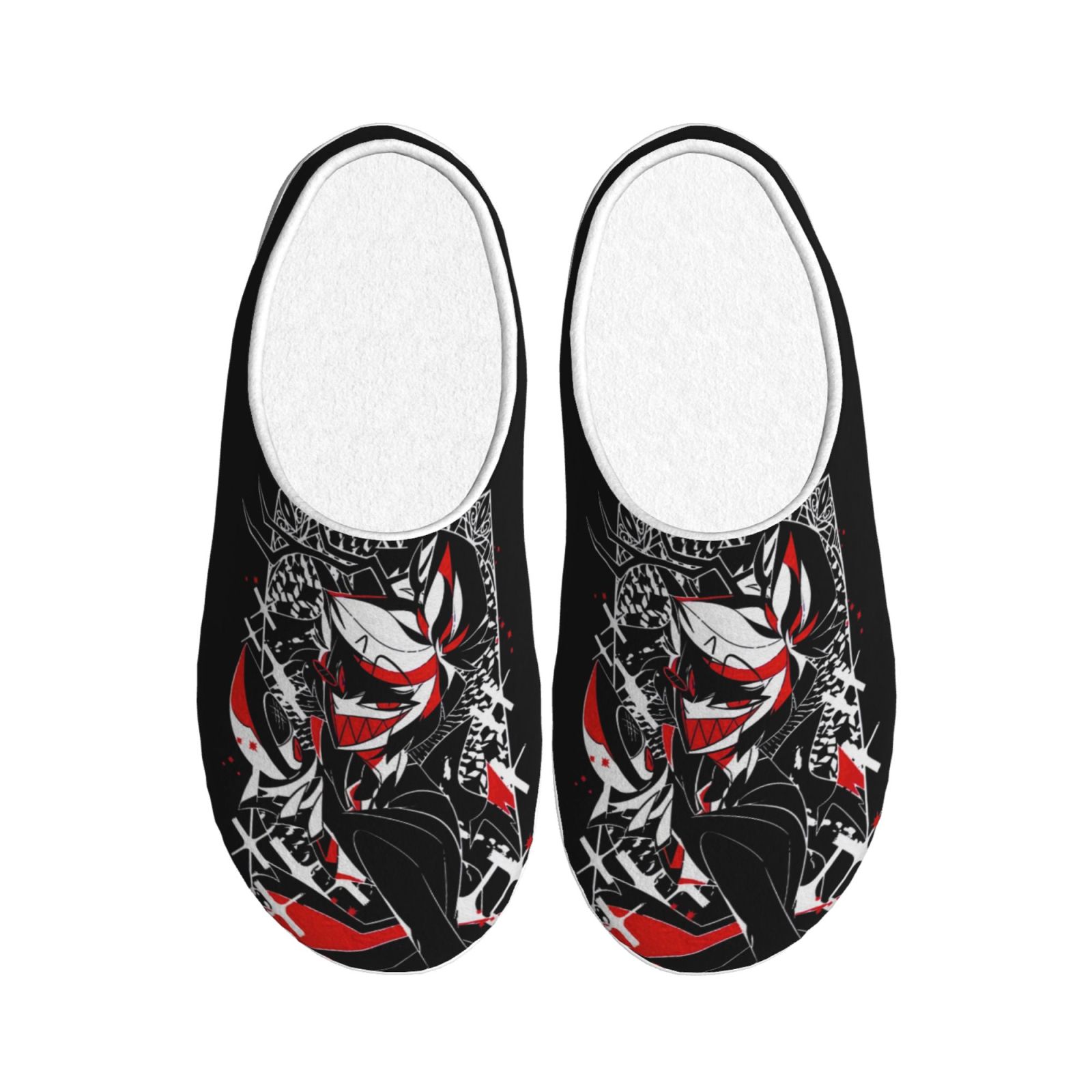 Hazbin Hotel Cotton Slipper Shoes Women Men Comfy House Soft Non-Slip ...
