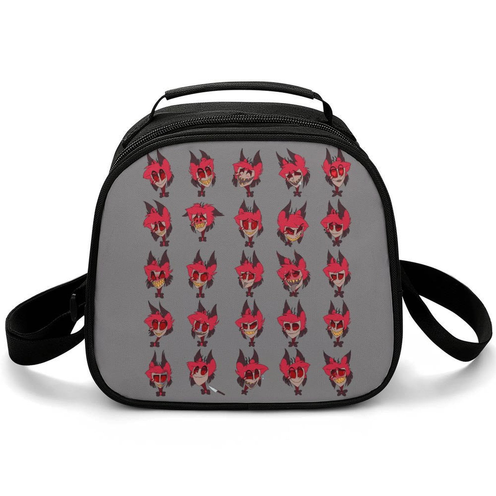 Hazbin Hotel Demon Alastor Portable Insulated Lunch Bag Lunch Box ...