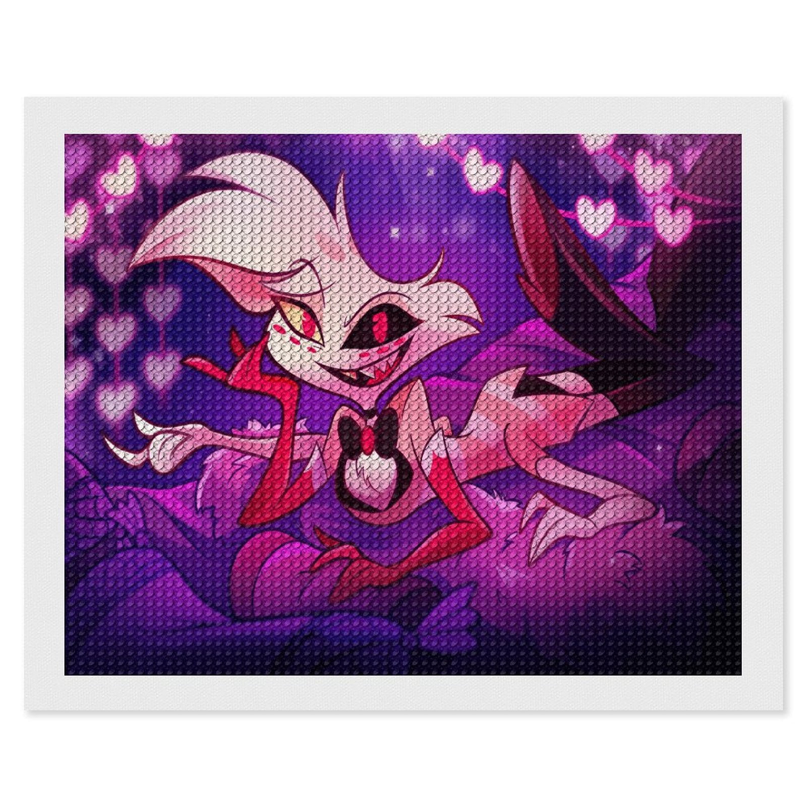 Hazbin Hotel Diamond Art Kits for Adults 5D Diamond Art Kit Paint by Number for Beginners, DIY ...