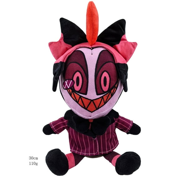 Hazbin Hotel Evil Clown Plush - Alastor "The Radio " Stuffed Toy, High ...