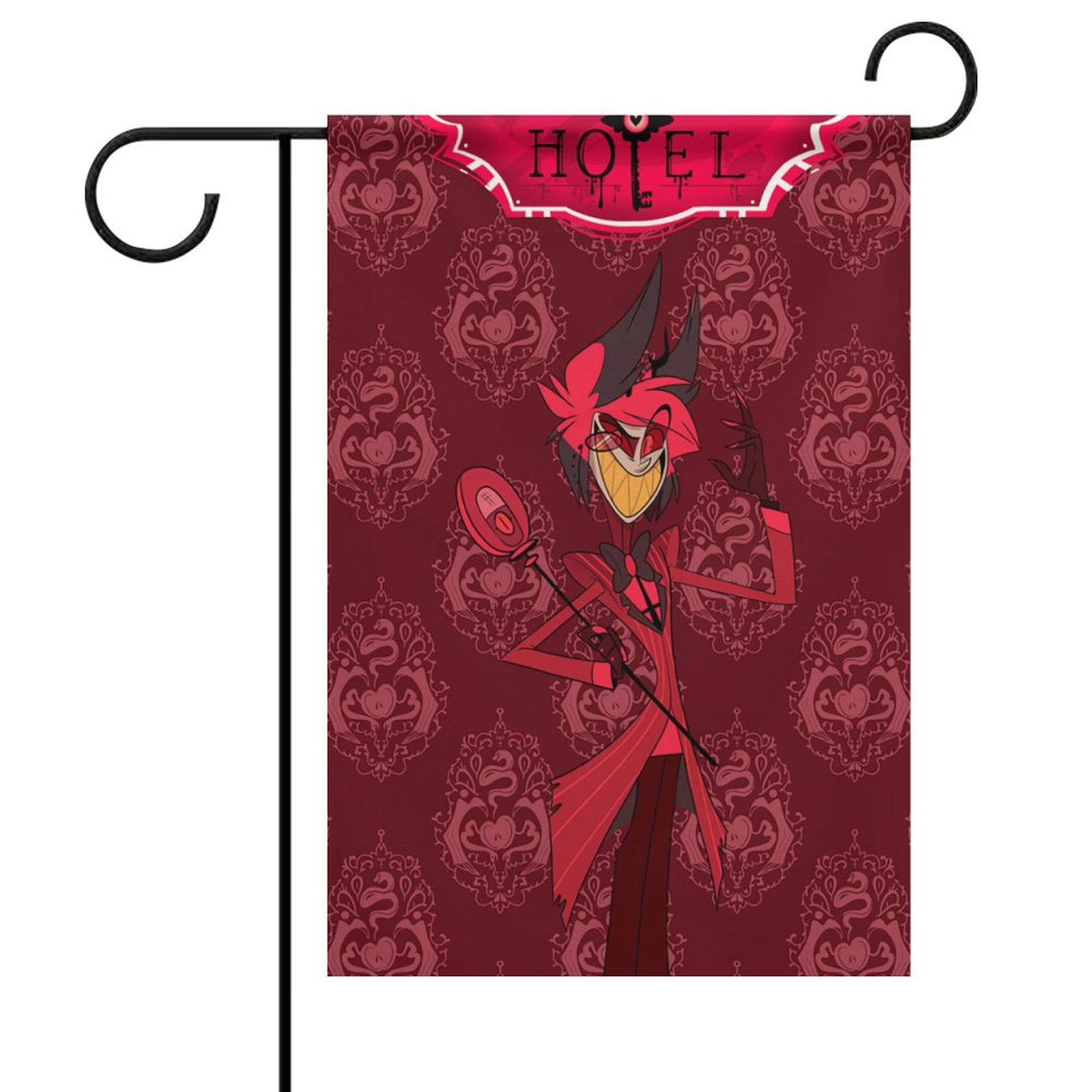 Hazbin Hotel Garden Banner - Double-Sided House Outdoor Flag for Yard ...