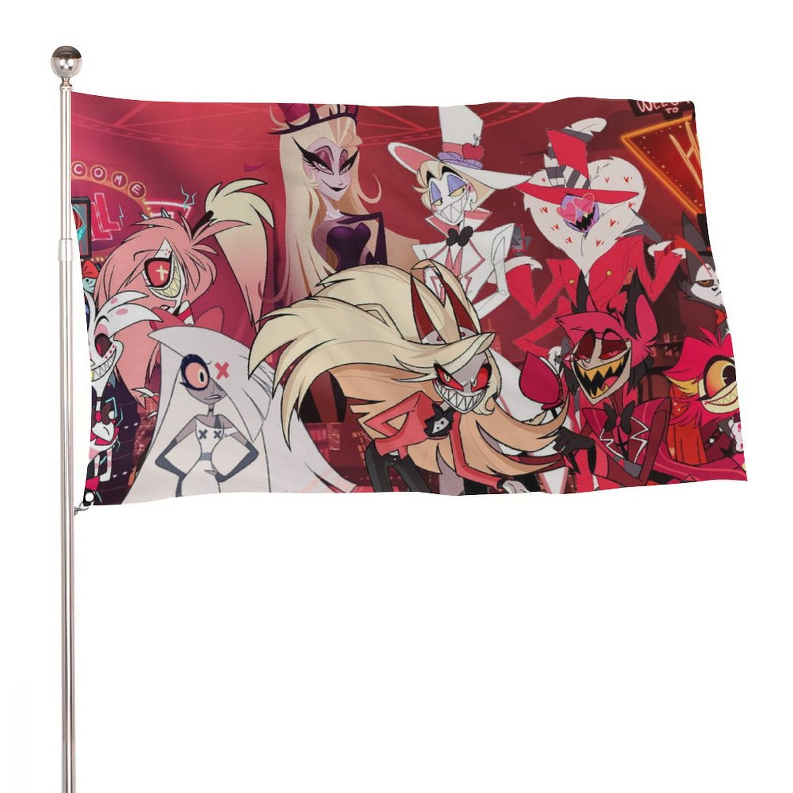 Hazbin Hotel Garden Banner - House Outdoor Flag for Yard And Lawn ...