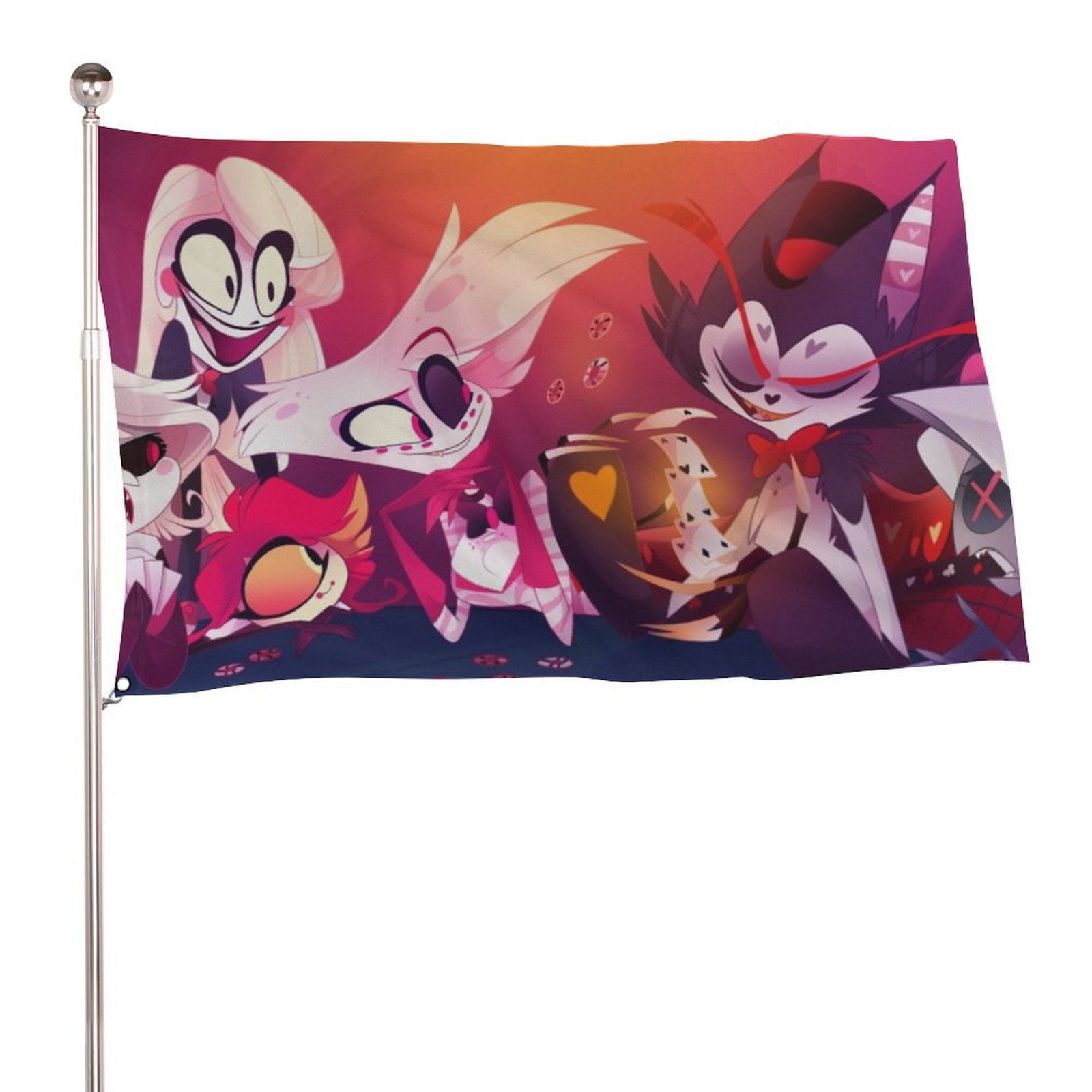 Hazbin Hotel Garden Banner - House Outdoor Flag for Yard And Lawn ...