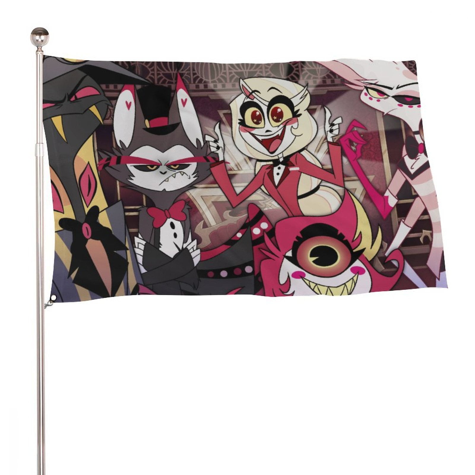Hazbin Hotel Garden Banner - House Outdoor Flag for Yard And Lawn ...