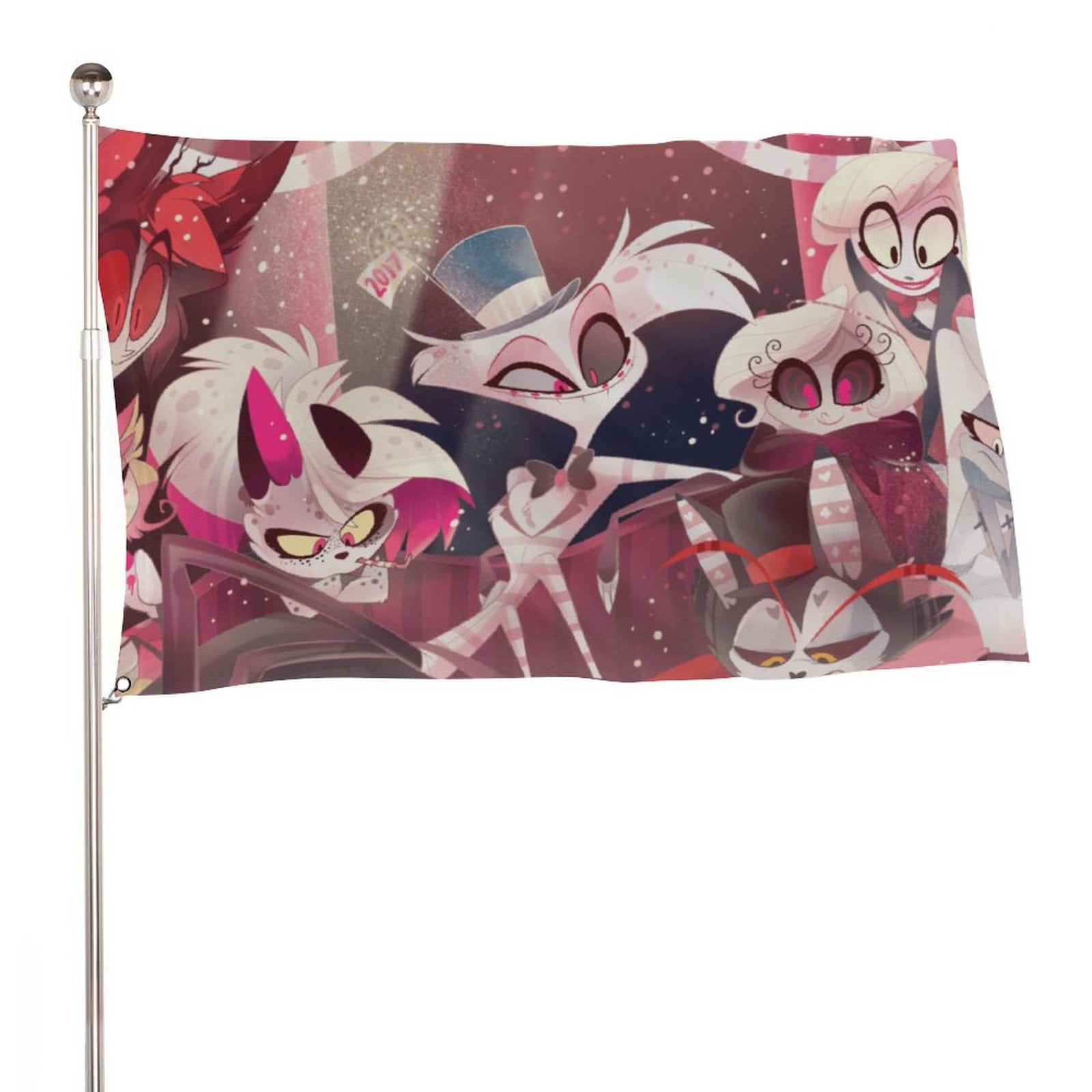 Hazbin Hotel Garden Banner - House Outdoor Flag for Yard And Lawn ...