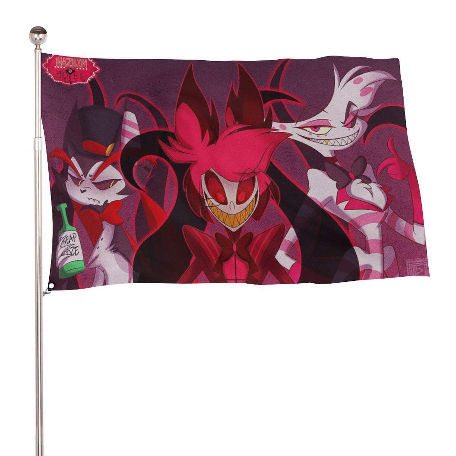 Hazbin Hotel Garden Banner - House Outdoor Flag for Yard And Lawn ...