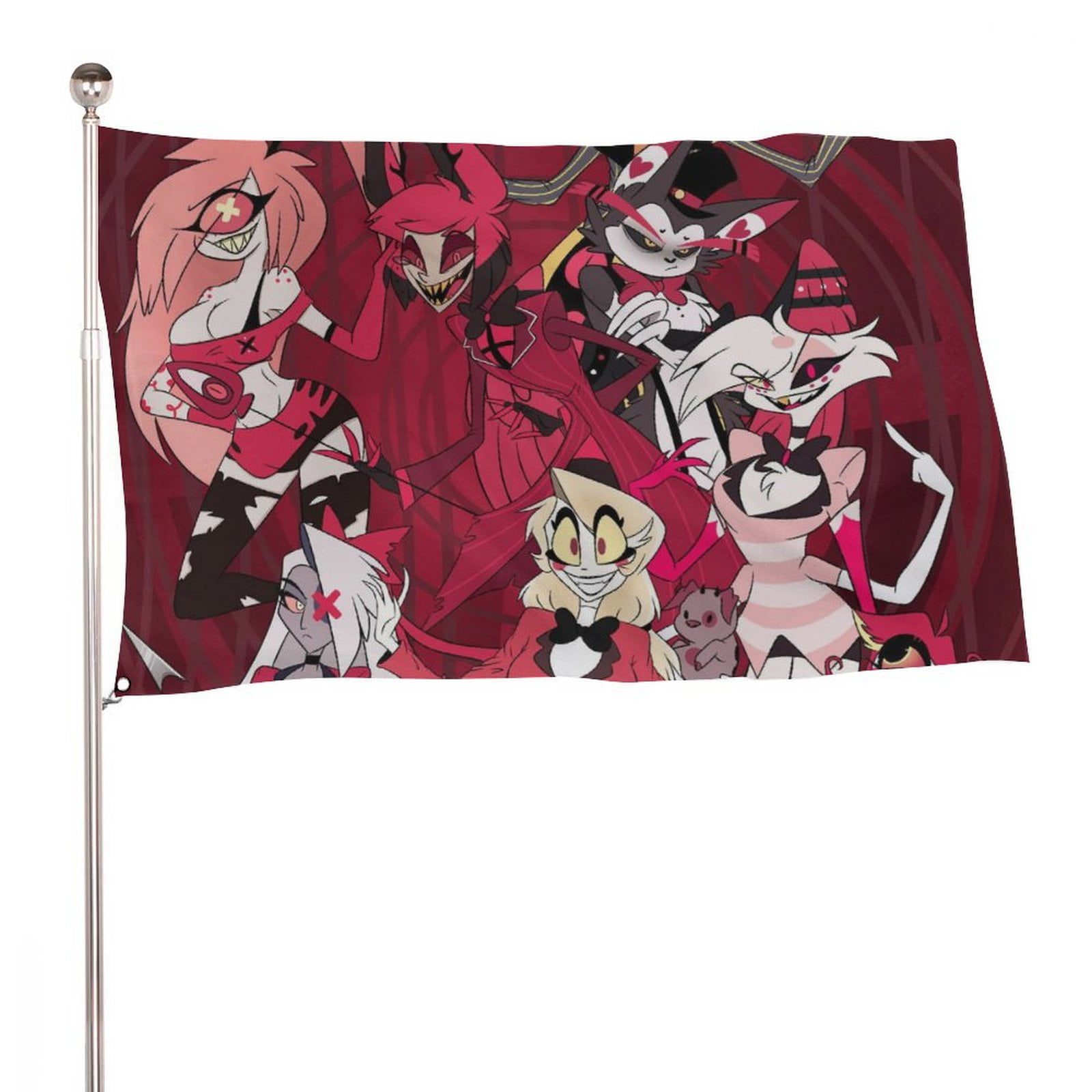 Hazbin Hotel Garden Banner - House Outdoor Flag for Yard And Lawn ...