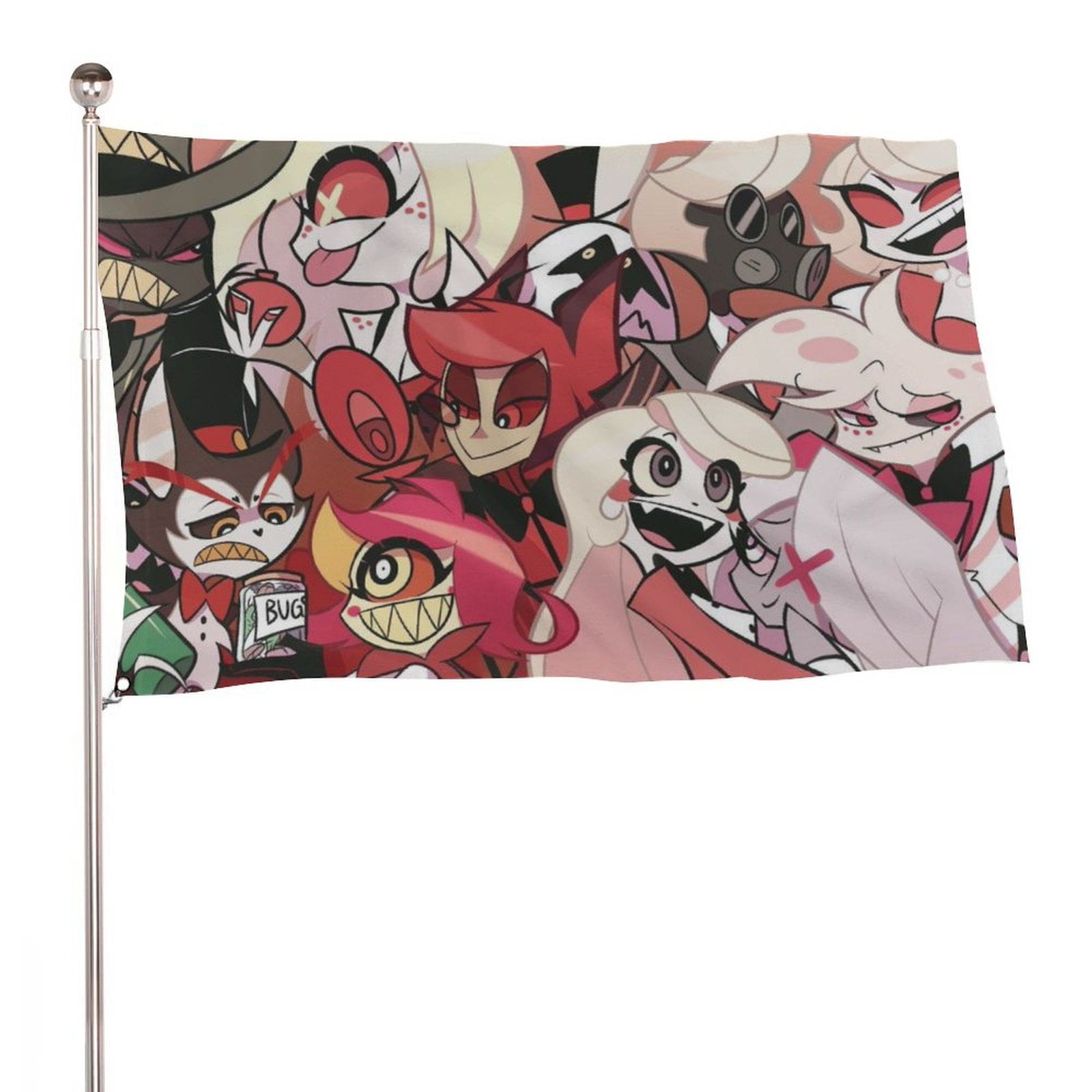 Hazbin Hotel Garden Banner - House Outdoor Flag for Yard And Lawn ...