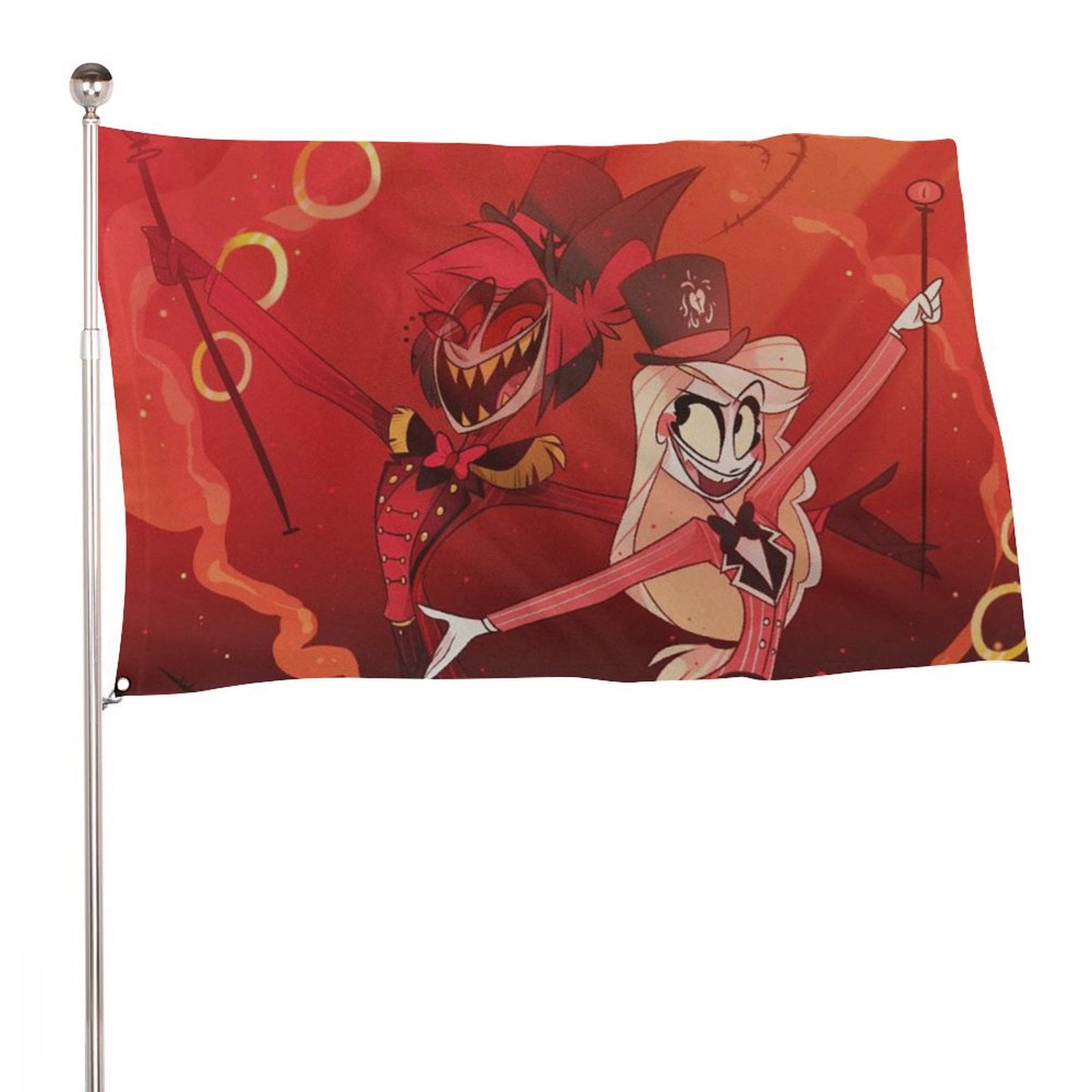Hazbin Hotel Garden Banner - House Outdoor Flag for Yard And Lawn ...