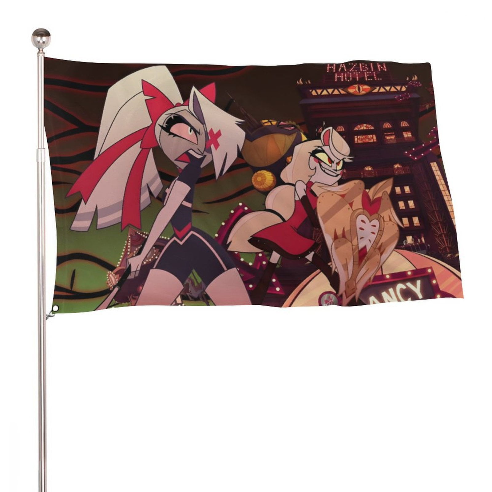 Hazbin Hotel Garden Banner - House Outdoor Flag for Yard And Lawn ...
