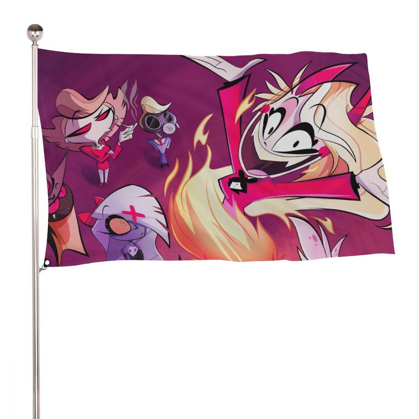 Hazbin Hotel Garden Banner - House Outdoor Flag for Yard And Lawn ...