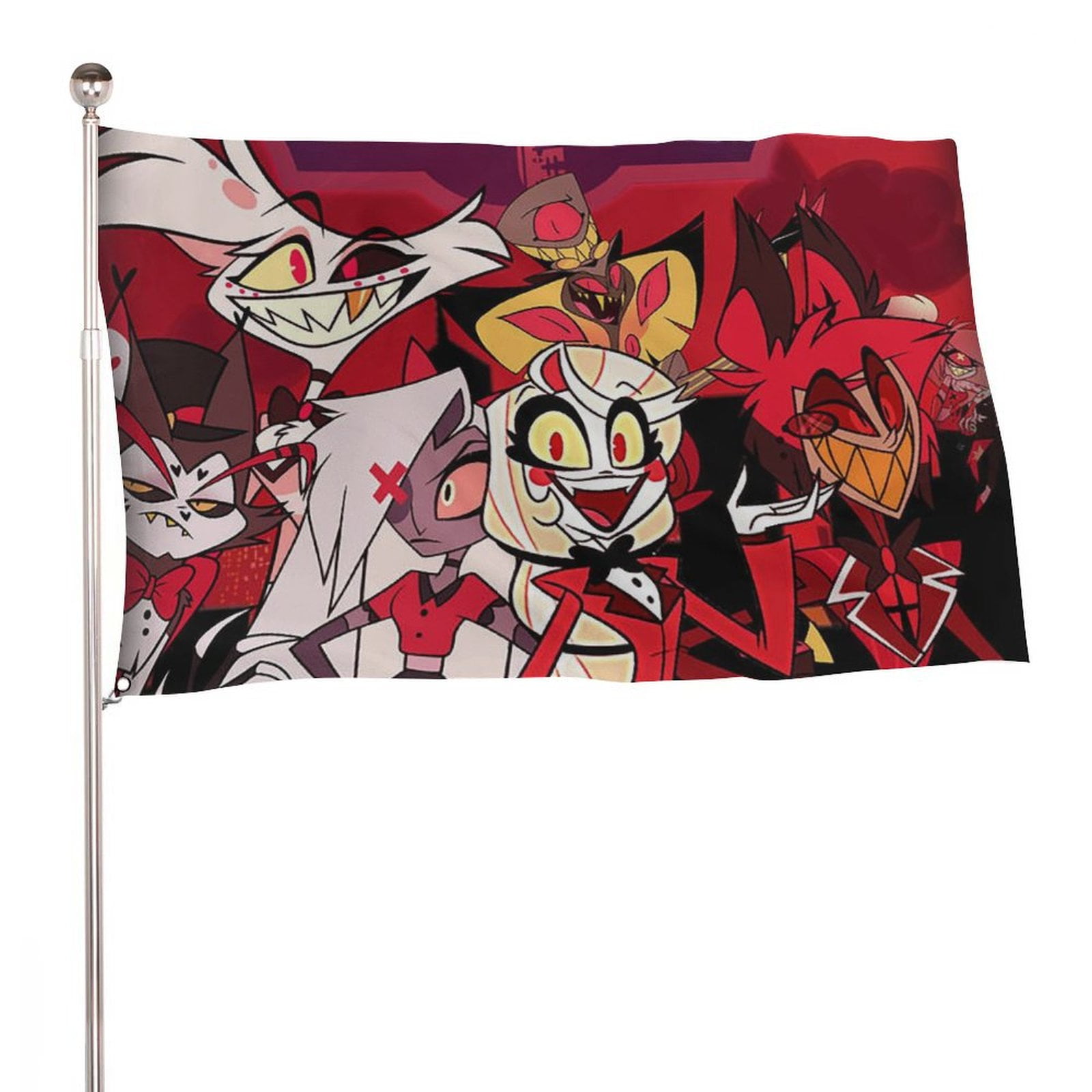 Hazbin Hotel Garden Banner - House Outdoor Flag for Yard And Lawn ...