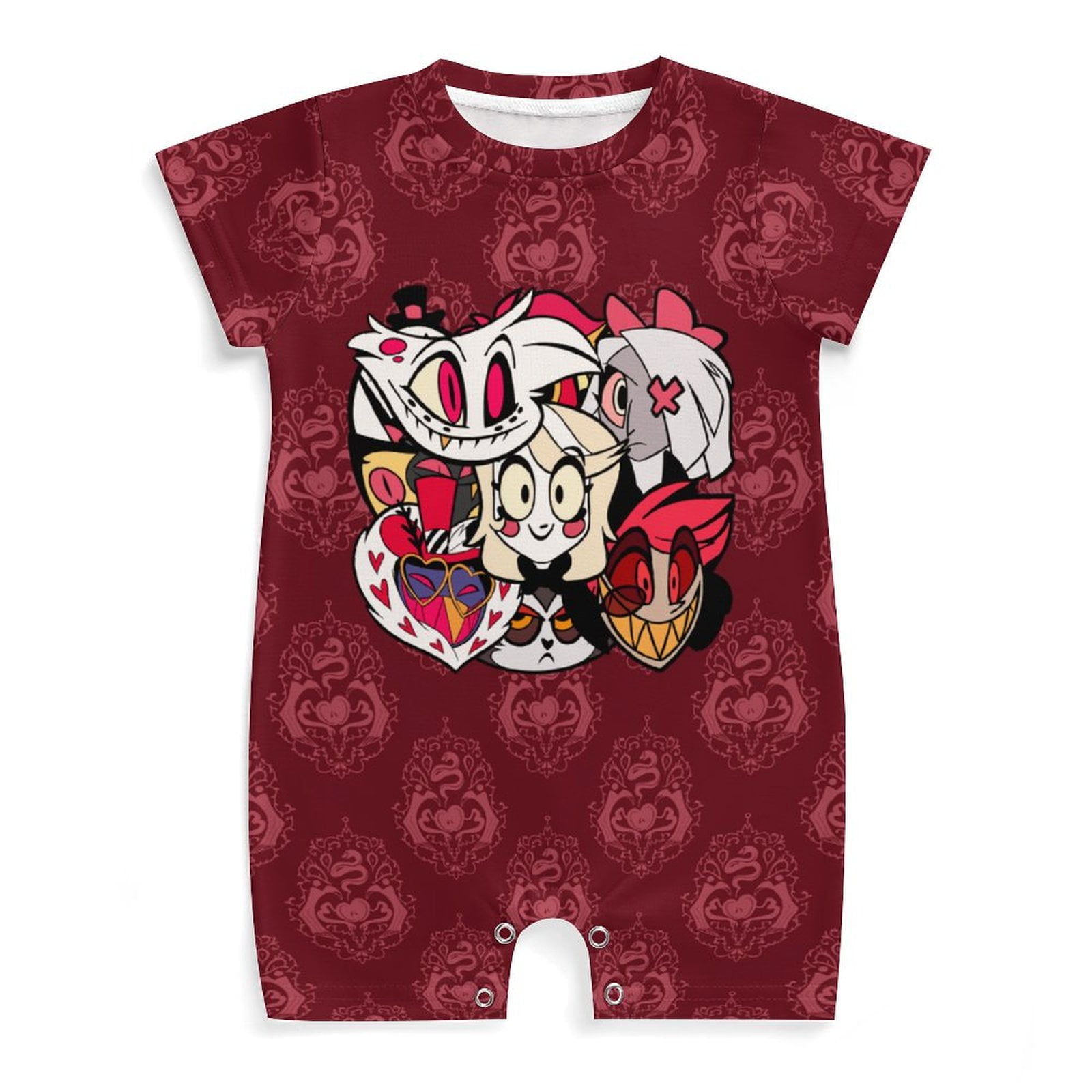 Hazbin Hotel Hazbin Hotel Baby Boy Girl Short Sleeve Romper Clothing ...