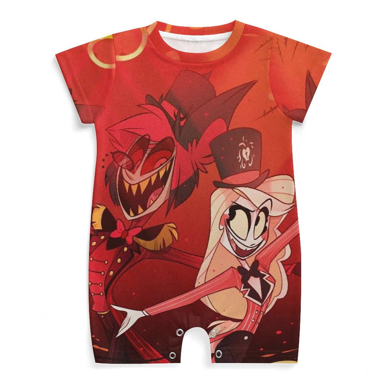 Hazbin Hotel Hazbin Hotel Baby Boy Girl Short Sleeve Romper Clothing ...