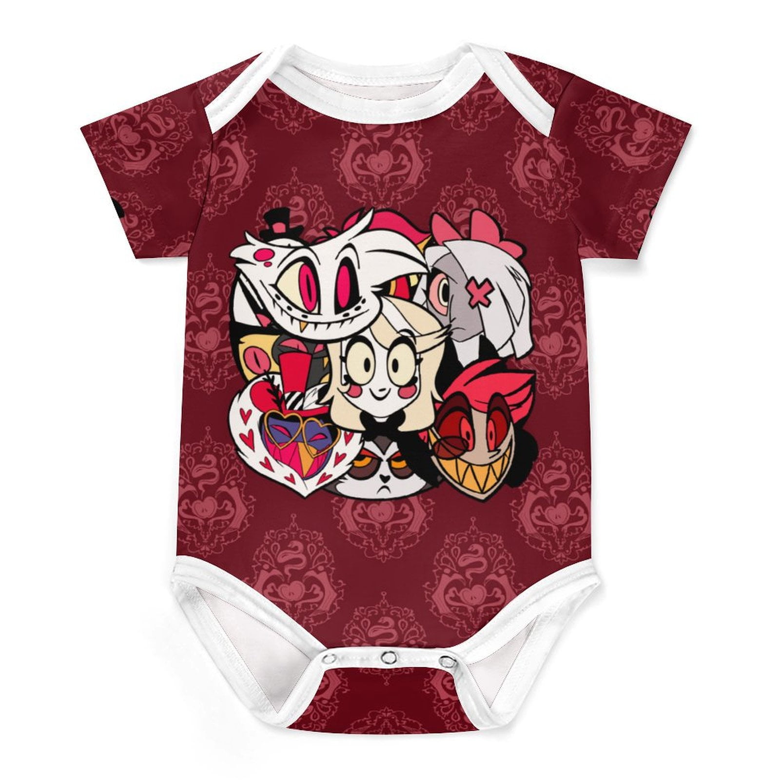 Hazbin Hotel Hazbin Hotel Baby Boy Girl Short Sleeve Romper Clothing ...
