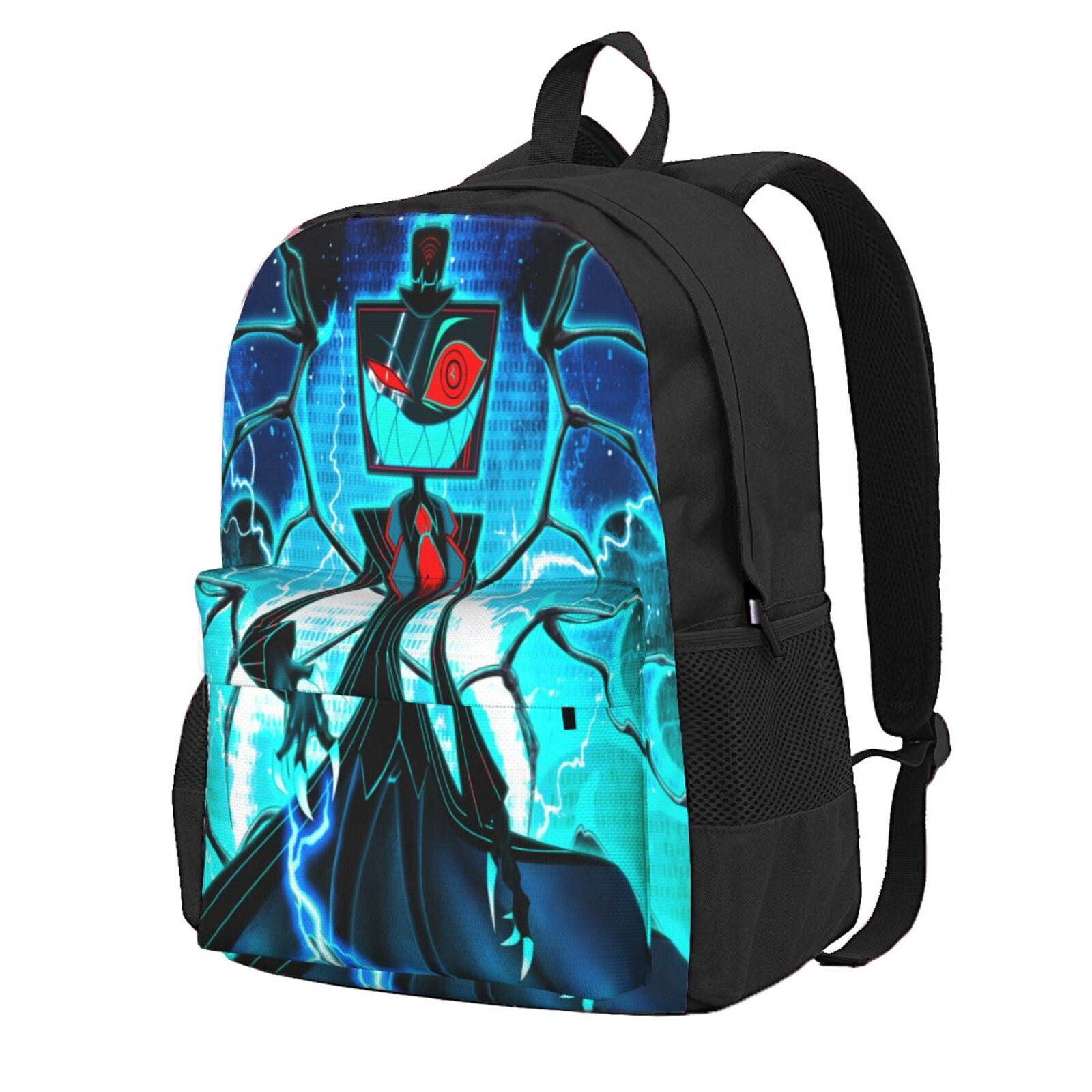 Hazbin Hotel Helluva Boss Backpack With Front Pocket School Bag For ...