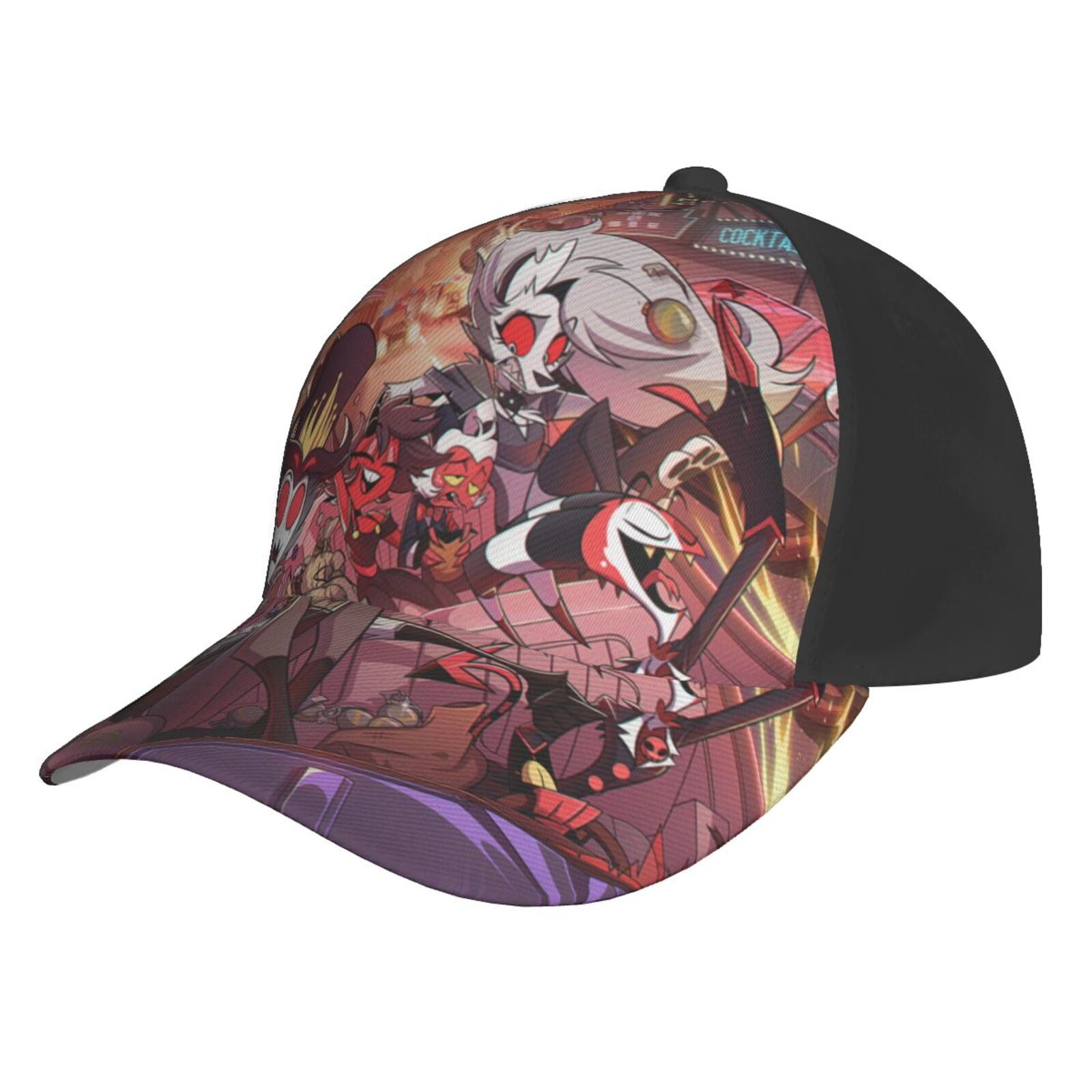 Hazbin Hotel Helluva Boss Baseball Cap Adjustable Cartoon Snapback Hats ...