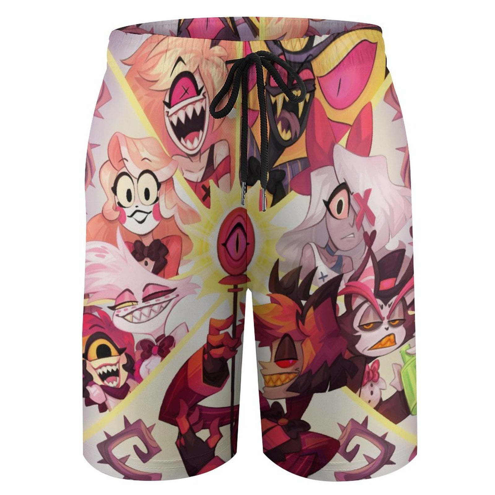 Hazbin Hotel Helluva Boss Beach Shorts Anime Printed Swim Trunks Water ...