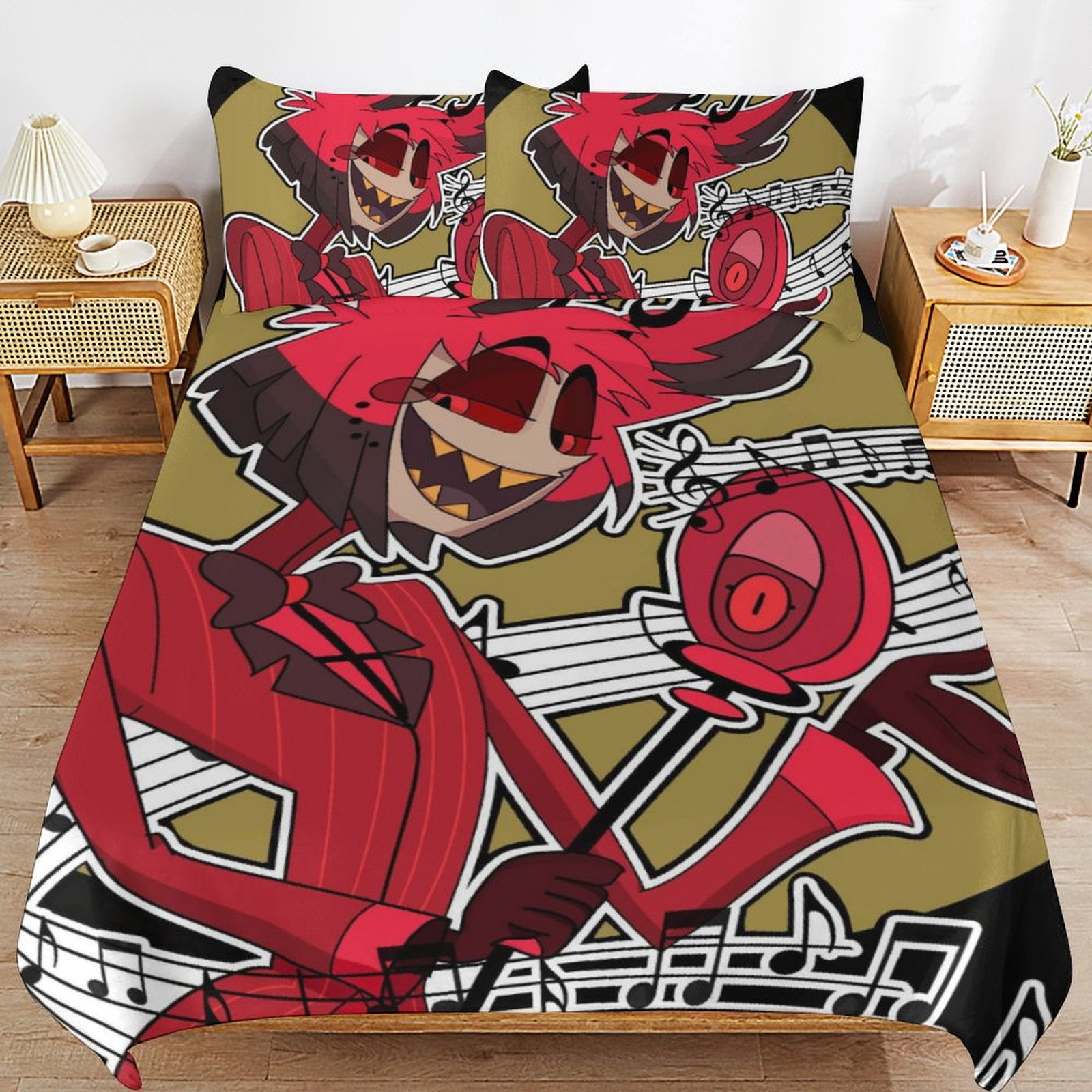 Hazbin Hotel Helluva Boss Bedding Set Duvet Cover Comfortable and ...