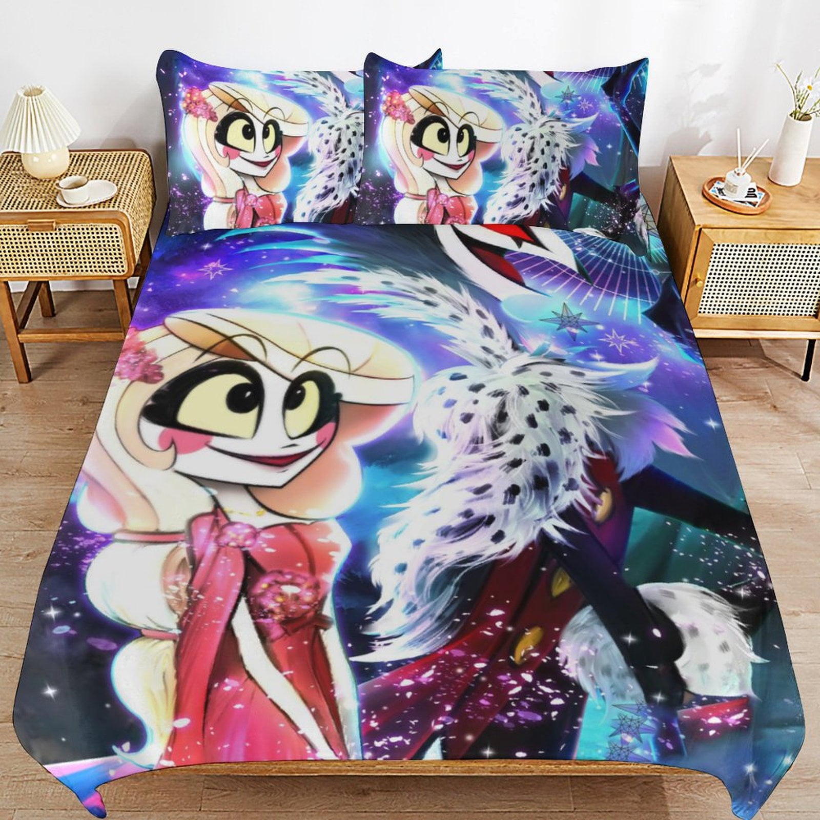 Hazbin Hotel Helluva Boss Bedding Set Duvet Cover Comfortable and ...