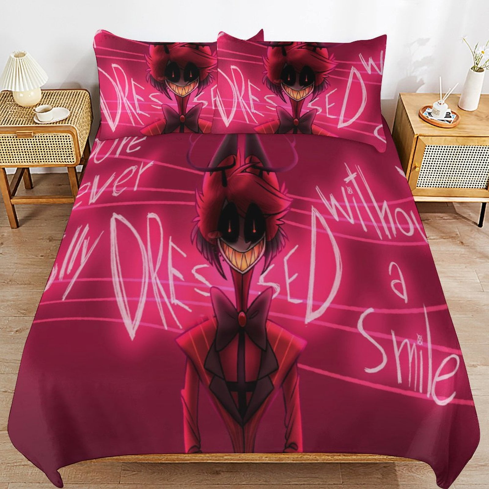 Hazbin Hotel Helluva Boss Bedding Set Duvet Cover Comfortable and ...