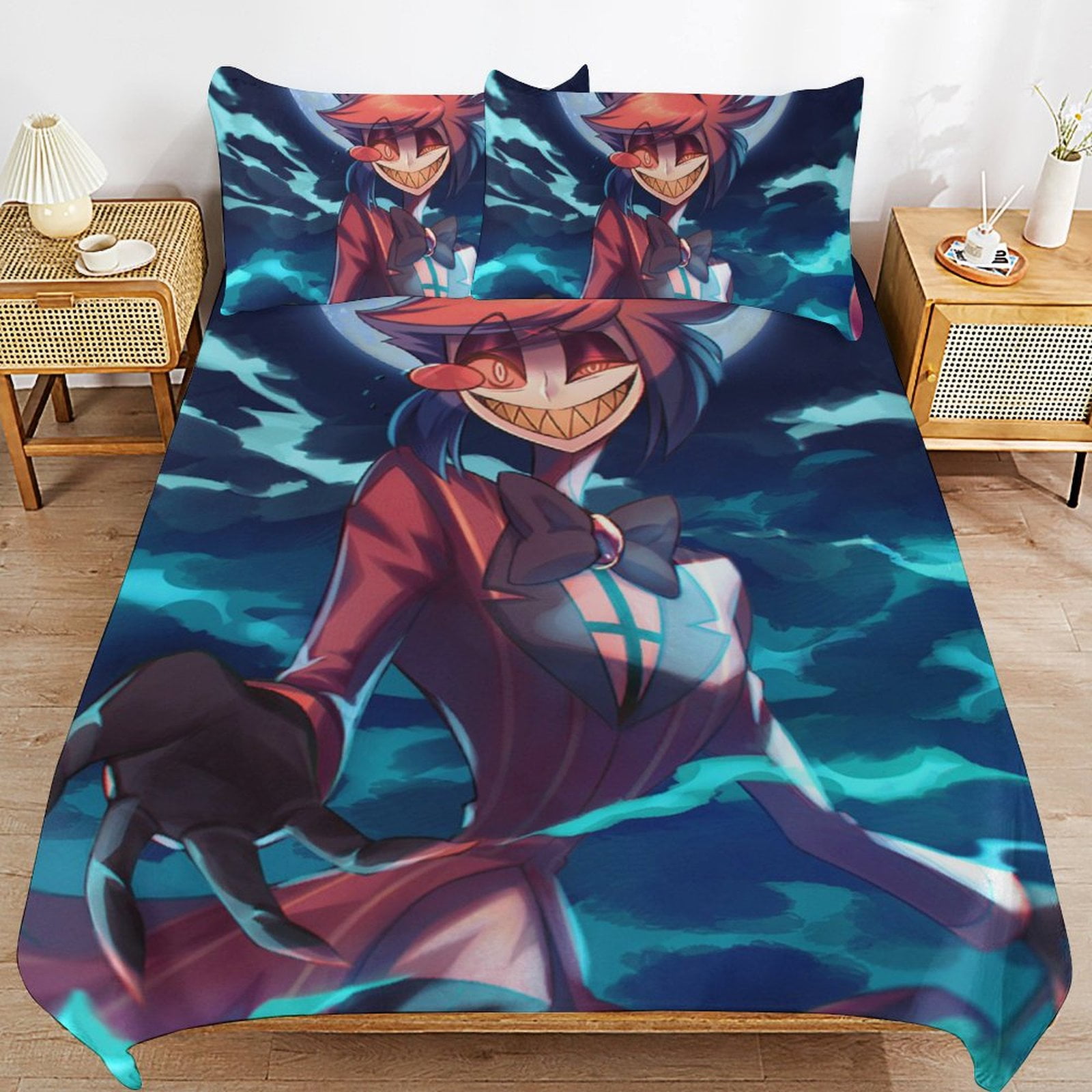 Hazbin Hotel Helluva Boss Bedding Set Duvet Cover Comfortable and ...