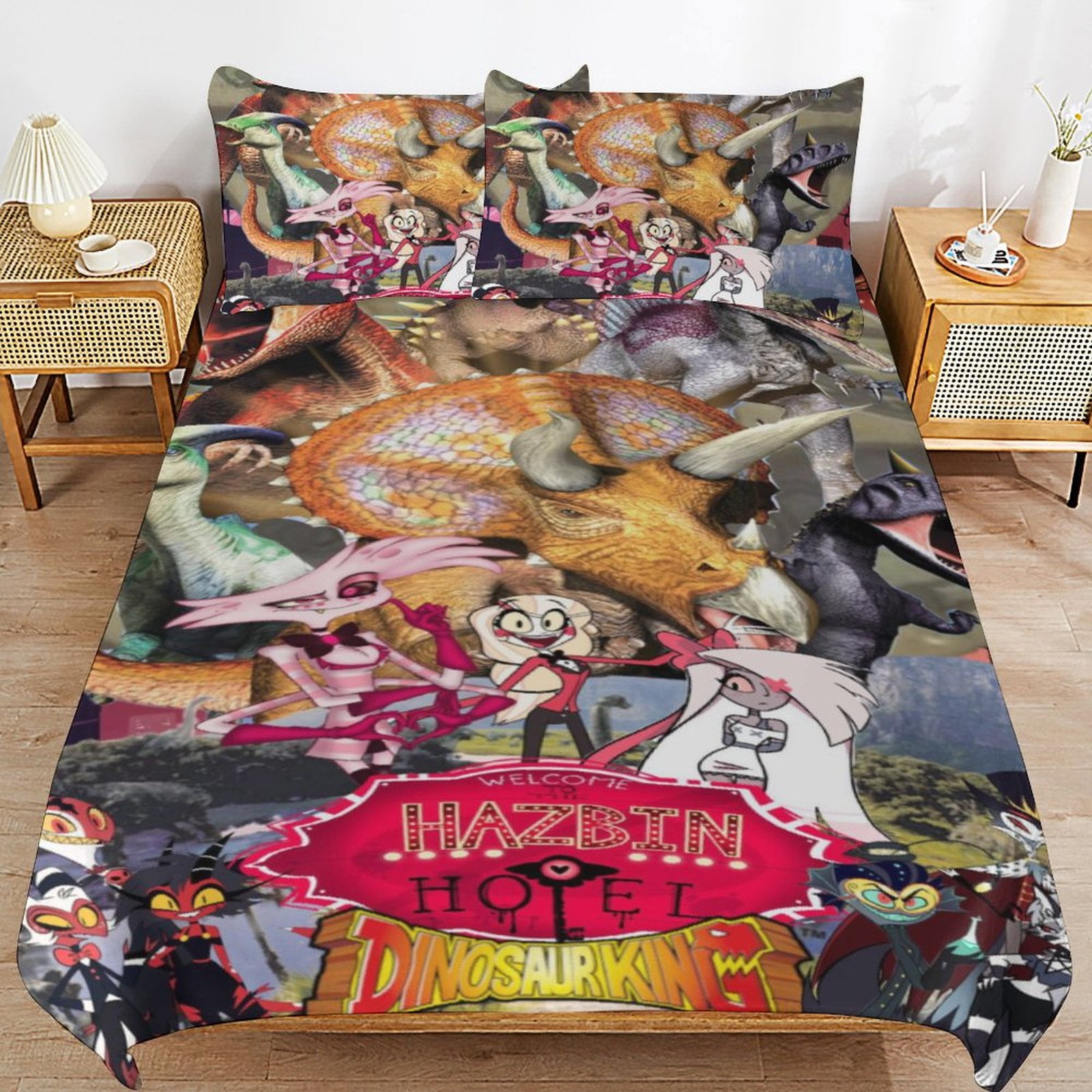 Hazbin Hotel Helluva Boss Bedding Set Duvet Cover Comfortable and ...