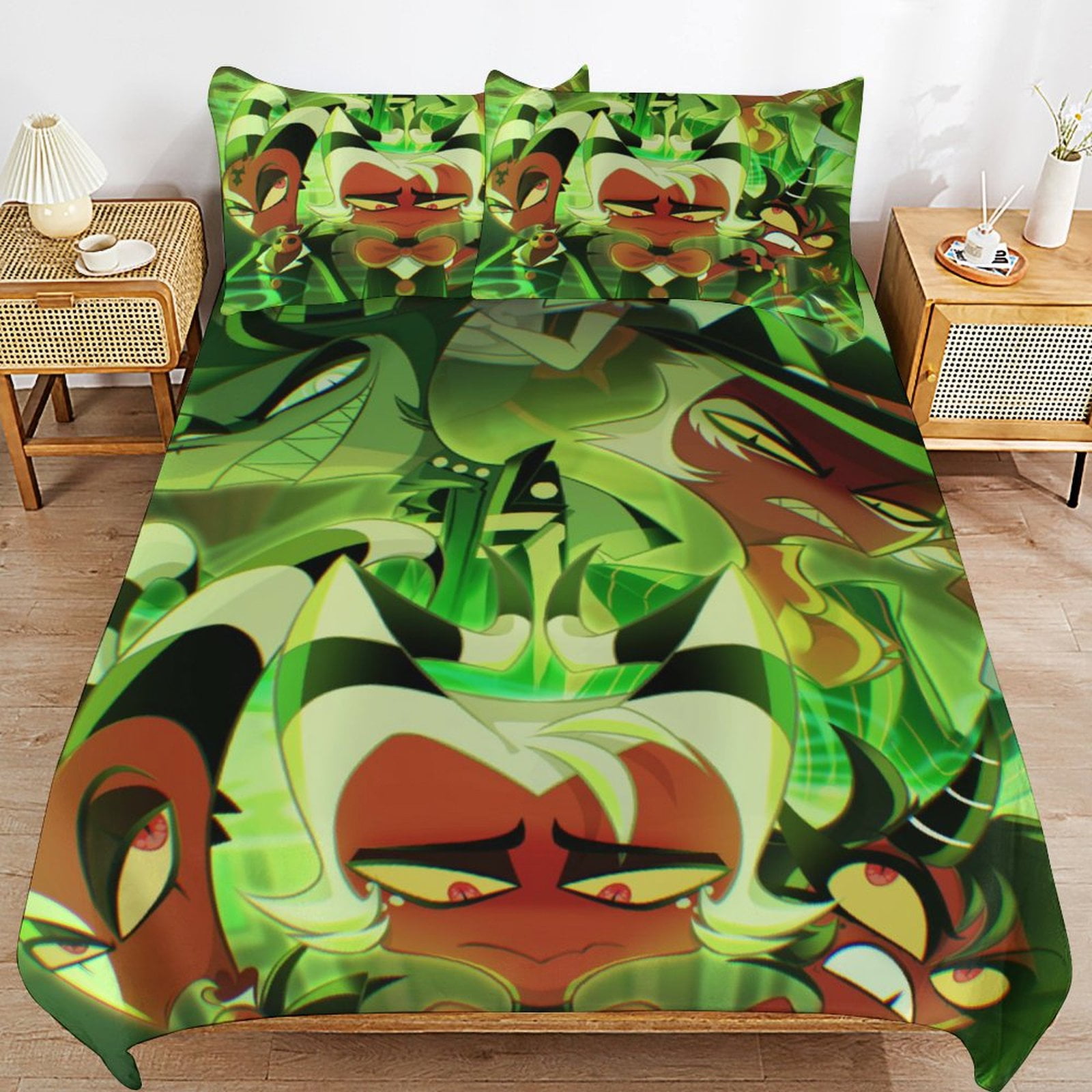 Hazbin Hotel Helluva Boss Bedding Set Duvet Cover Comfortable and ...