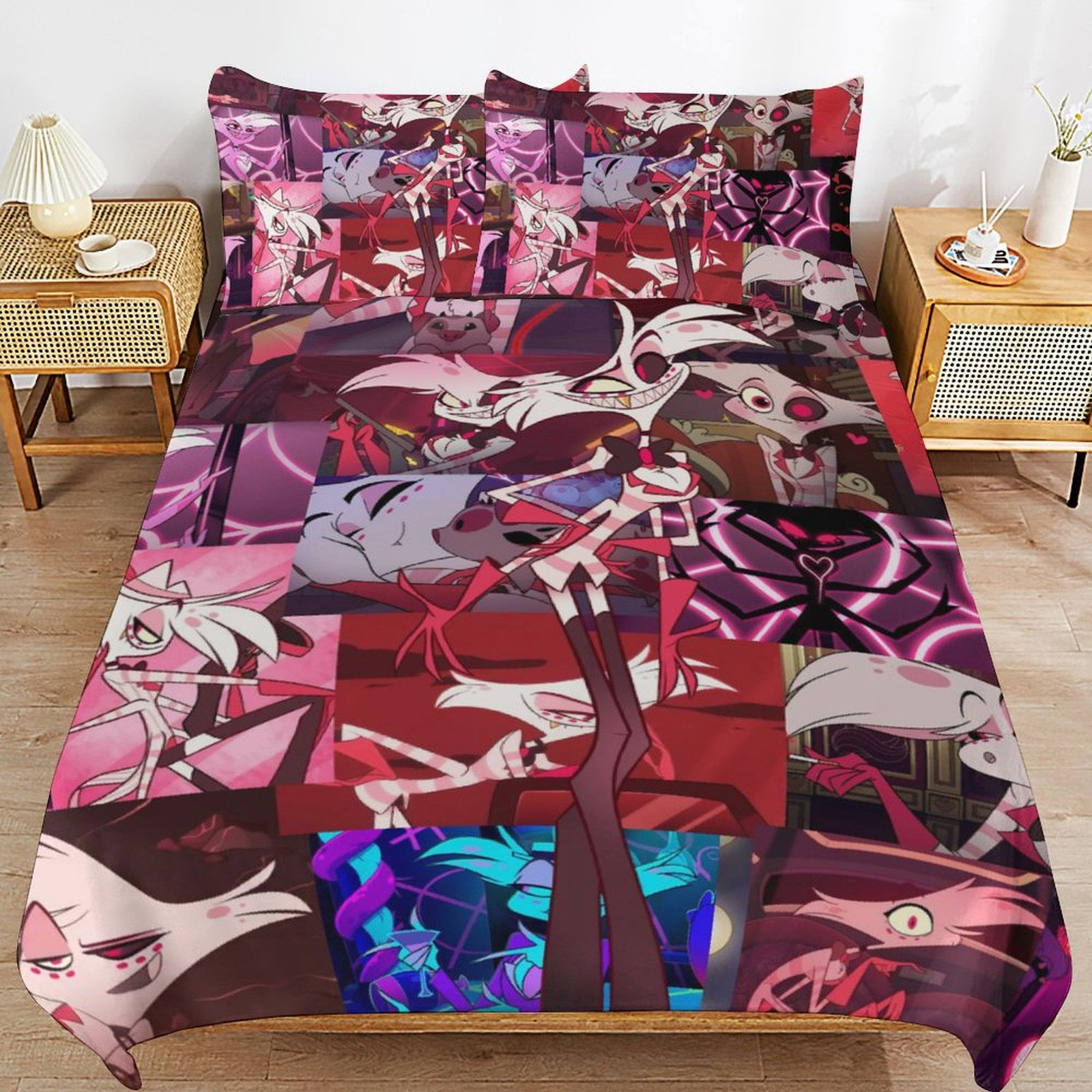 Hazbin Hotel Helluva Boss Bedding Set Duvet Cover Comfortable and ...