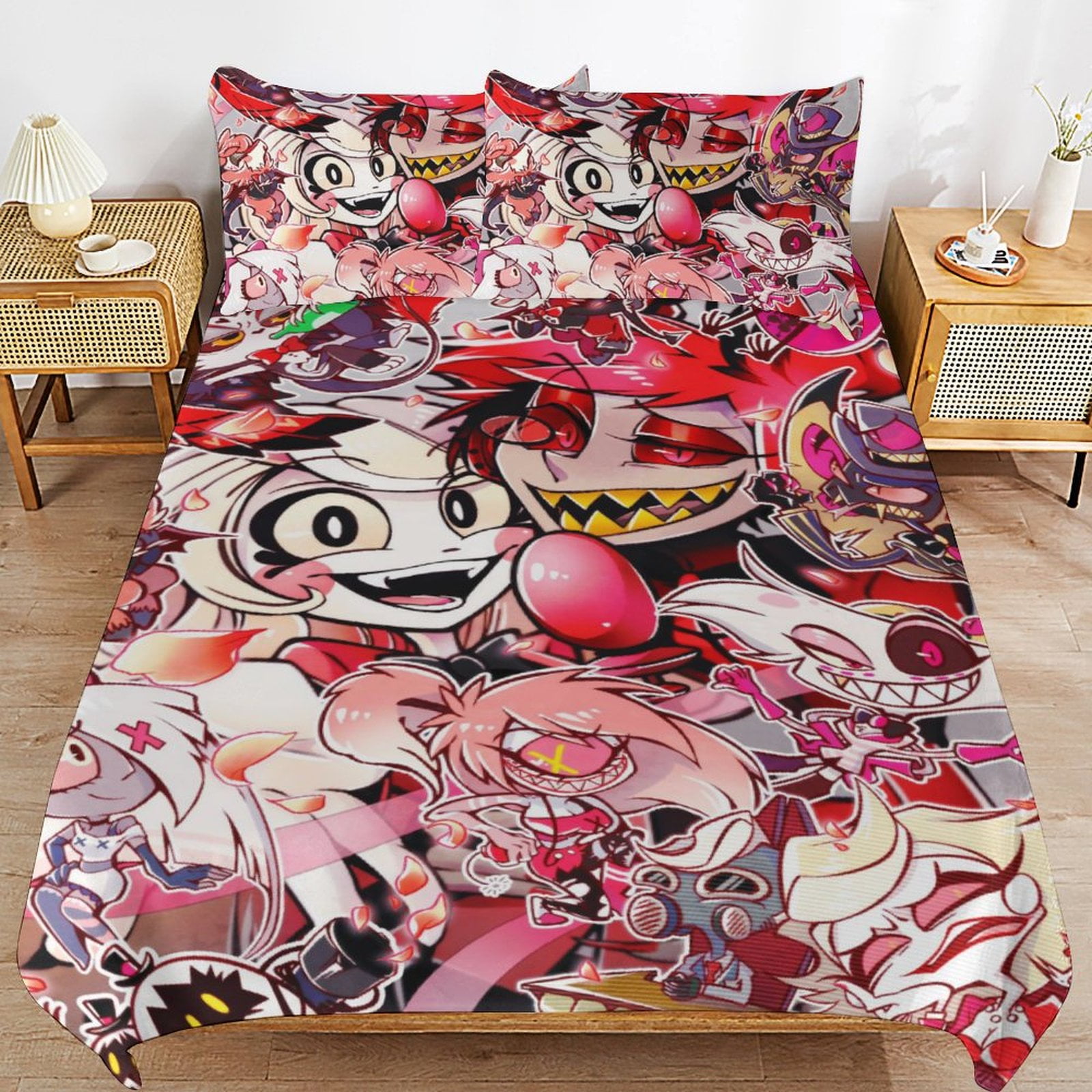 Hazbin Hotel Helluva Boss Bedding Set Duvet Cover Comfortable and ...