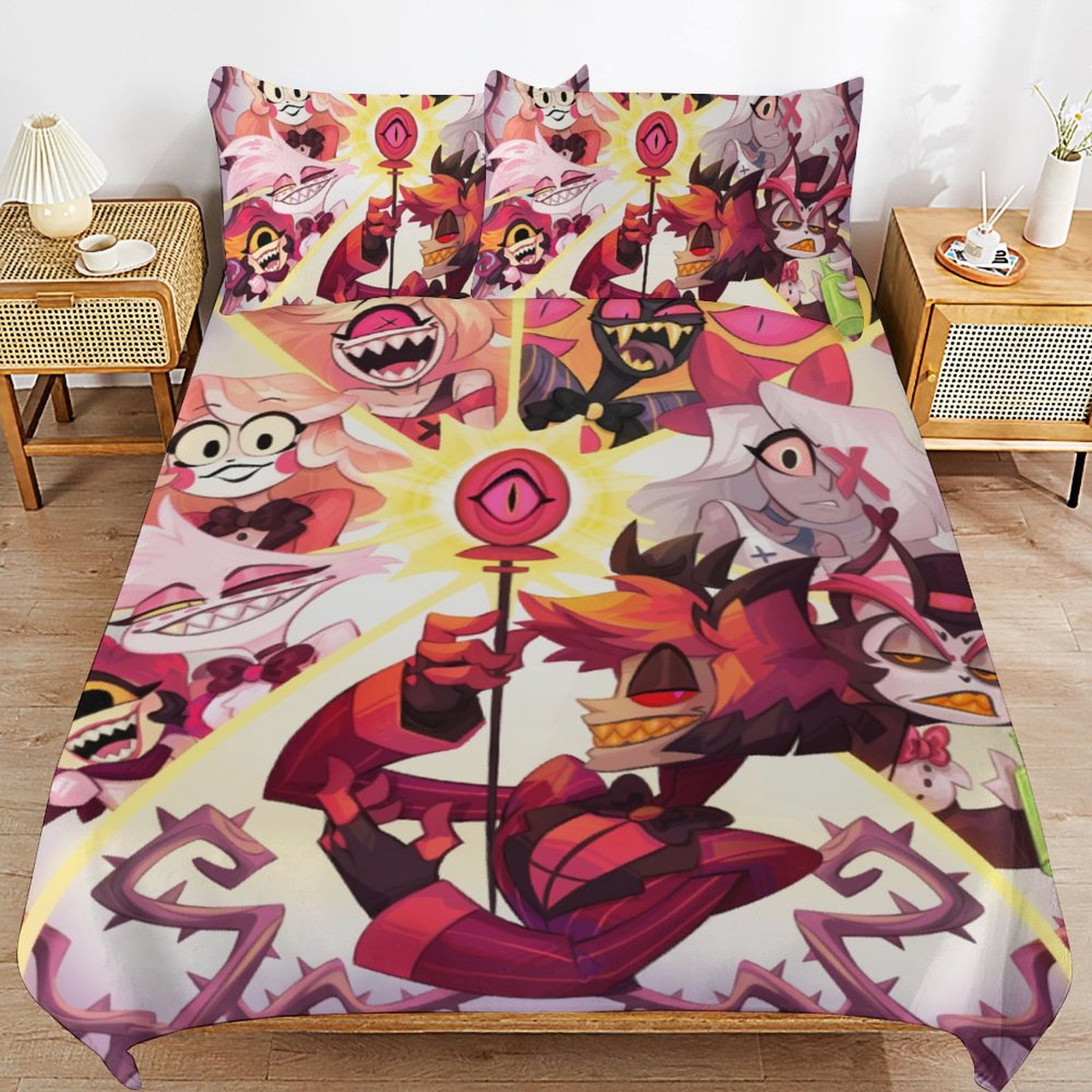 Hazbin Hotel Helluva Boss Bedding Set Duvet Cover Comfortable and ...