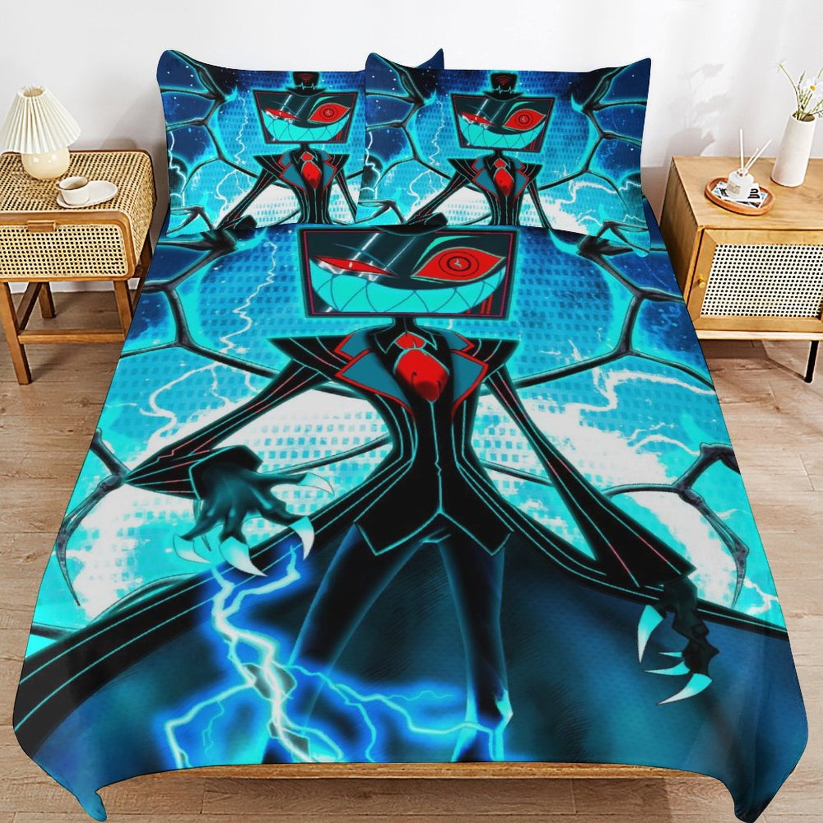 Hazbin Hotel Helluva Boss Bedding Set Duvet Cover Comfortable and ...