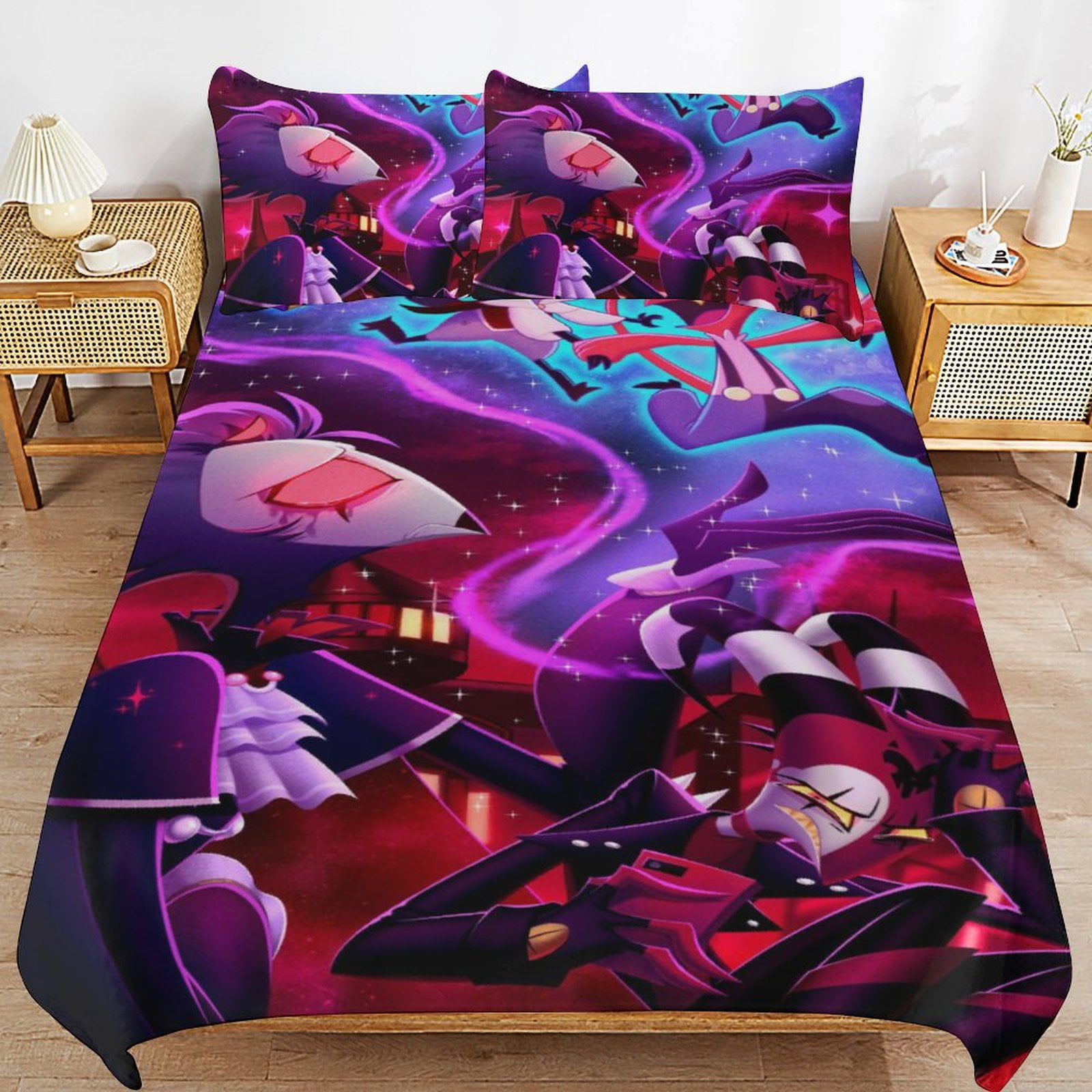 Hazbin Hotel Helluva Boss Bedding Set Duvet Cover Comfortable and ...