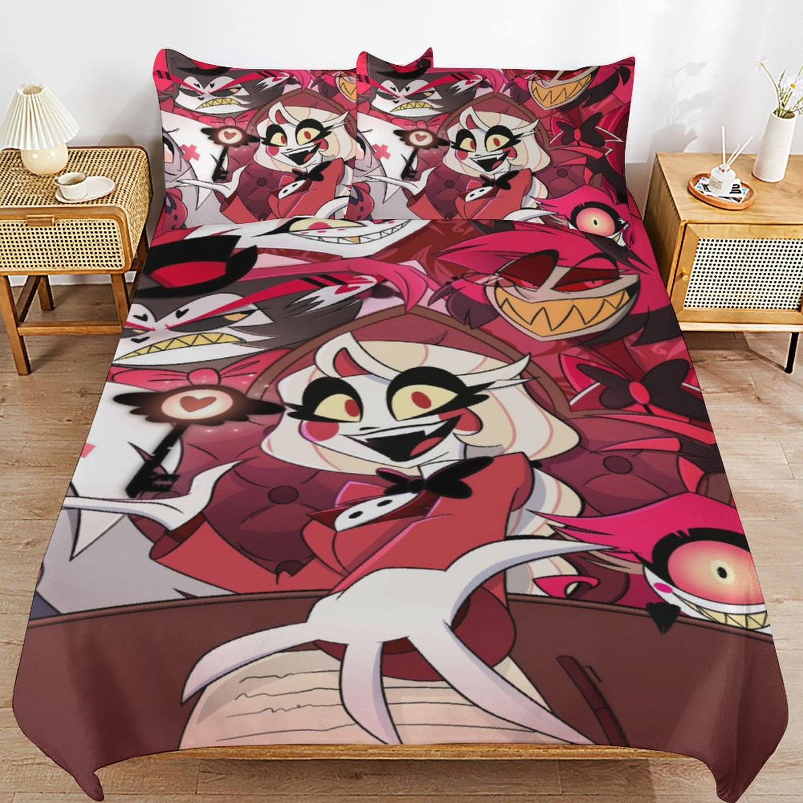 Hazbin Hotel Helluva Boss Bedding Set Duvet Cover Comfortable and ...