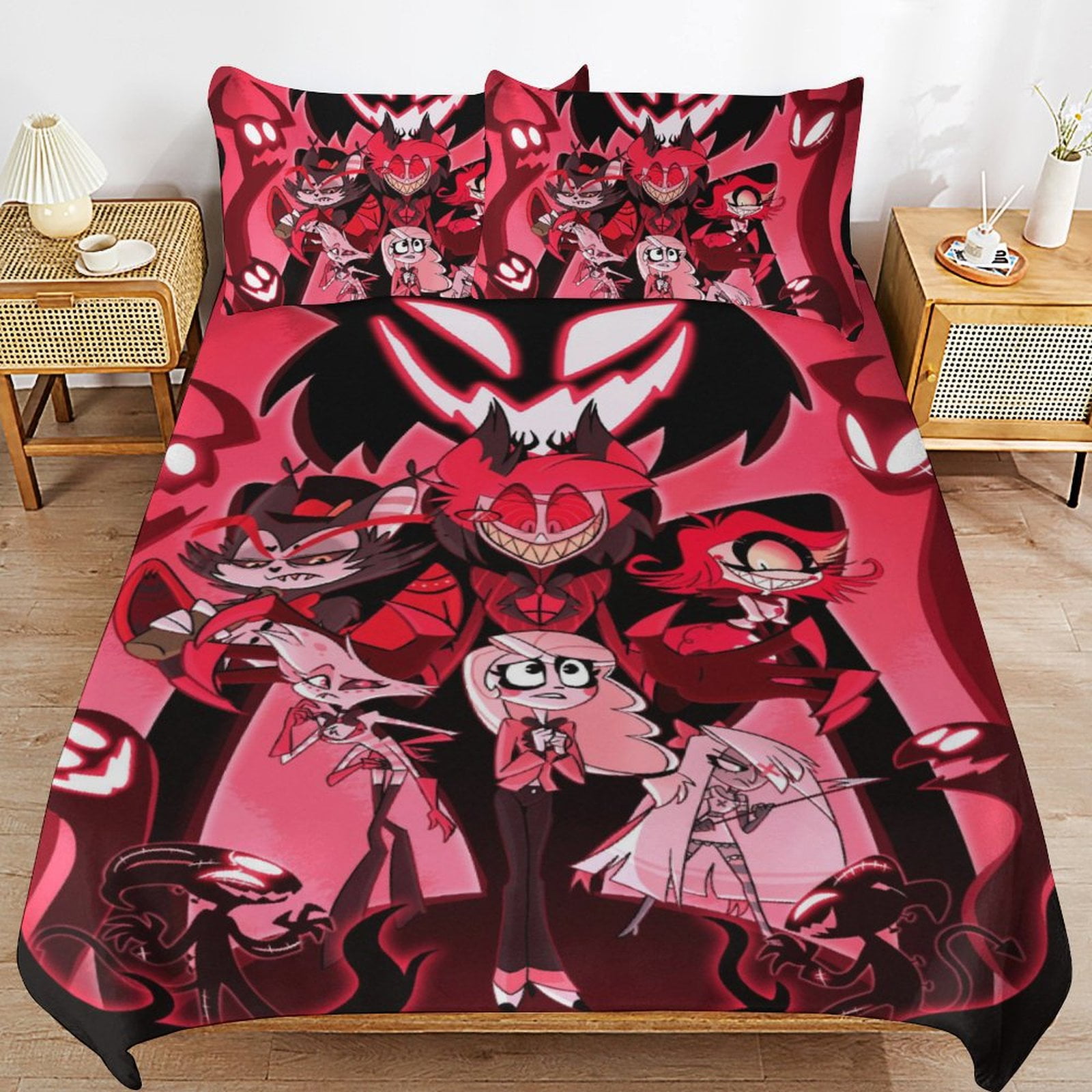 Hazbin Hotel Helluva Boss Bedding Set Duvet Cover Comfortable and ...