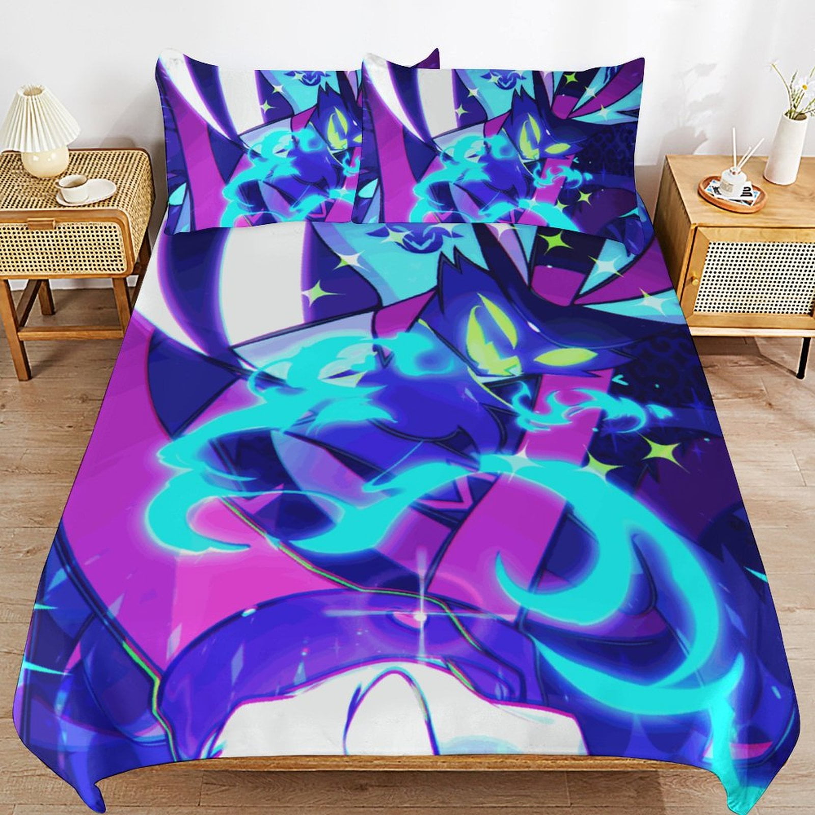 Hazbin Hotel Helluva Boss Bedding Set Duvet Cover Comfortable and ...