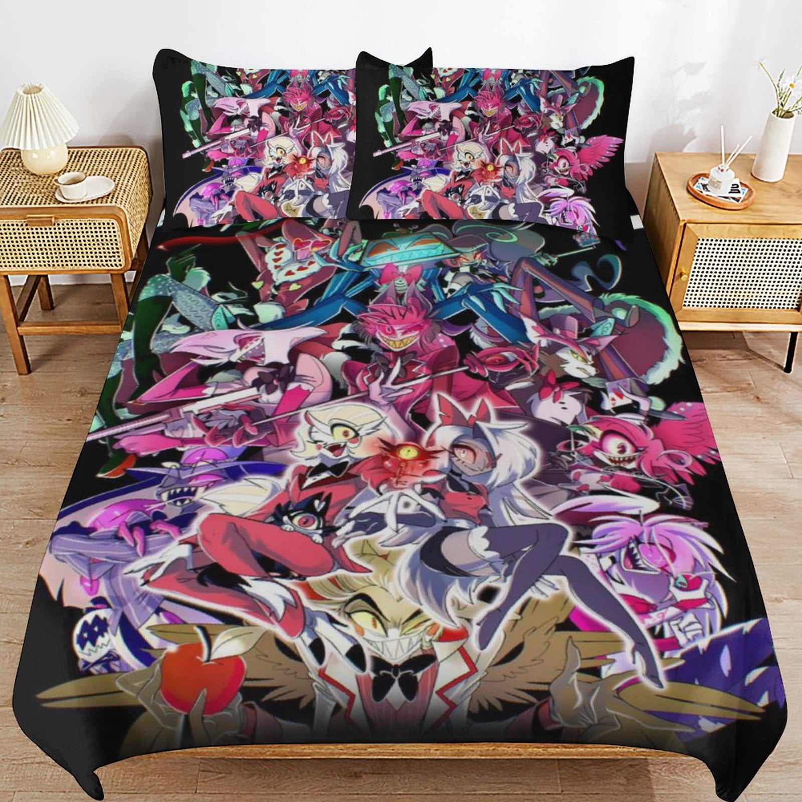 Hazbin Hotel Helluva Boss Bedding Set Duvet Cover Comfortable and ...