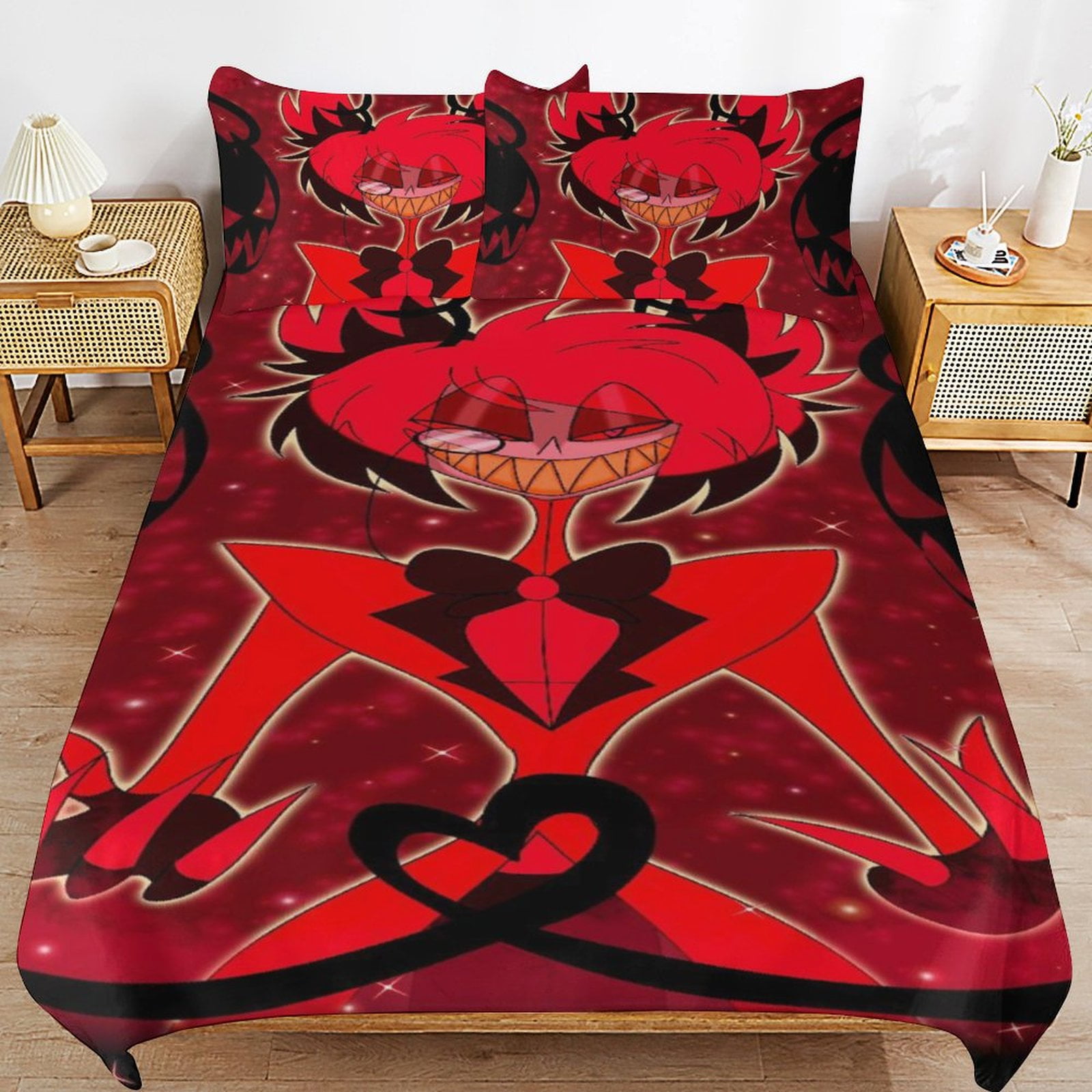 Hazbin Hotel Helluva Boss Bedding Set Duvet Cover Comfortable and ...