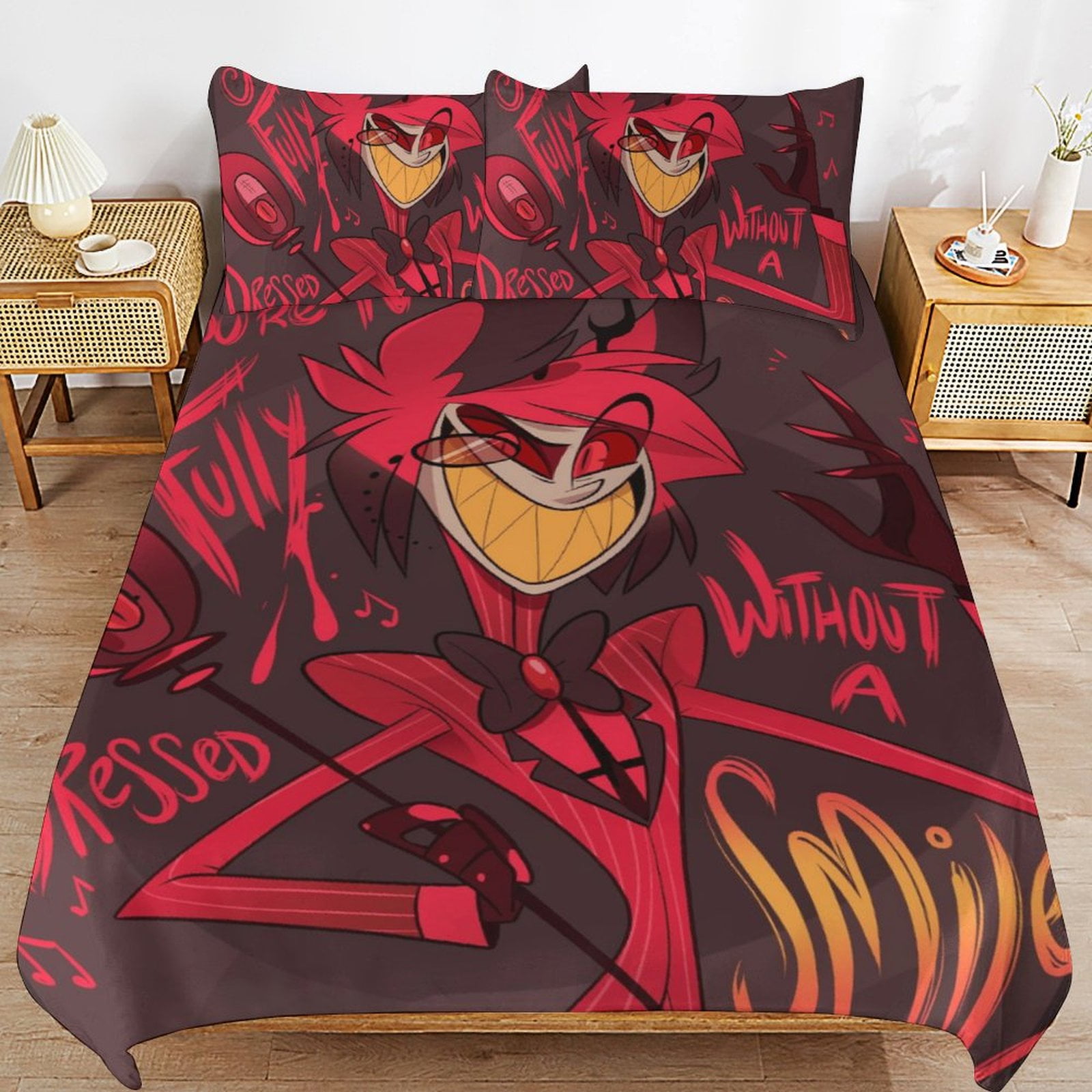 Hazbin Hotel Helluva Boss Bedding Set Duvet Cover Comfortable and ...