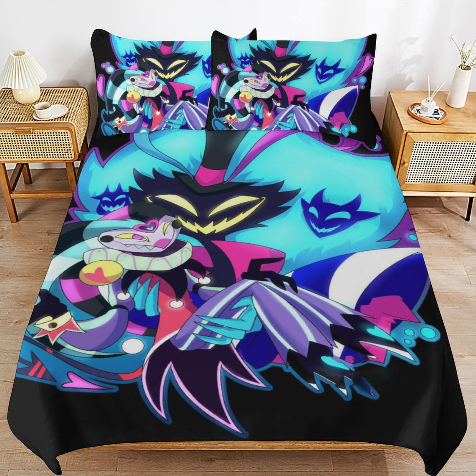 Hazbin Hotel Helluva Boss Bedding Set Duvet Cover Comfortable and ...