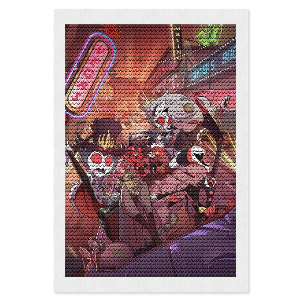 Hazbin Hotel Helluva Boss Diamond Art Kits for Adults DIY 5D Diamond ...