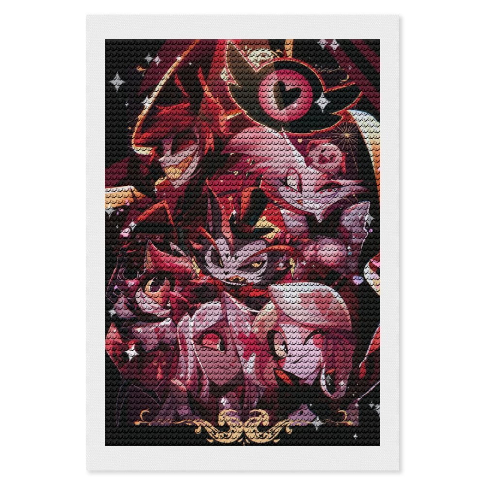Hazbin Hotel Helluva Boss Diamond Art Kits for Adults DIY 5D Diamond ...