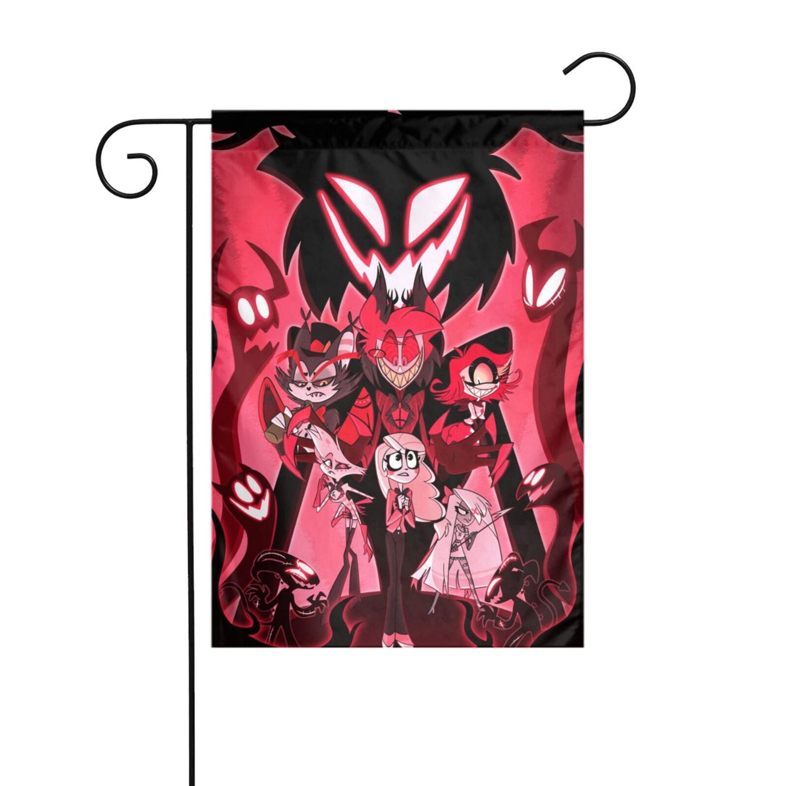Hazbin Hotel Helluva Boss Garden Flag Double Sided Yard Outdoor Home ...