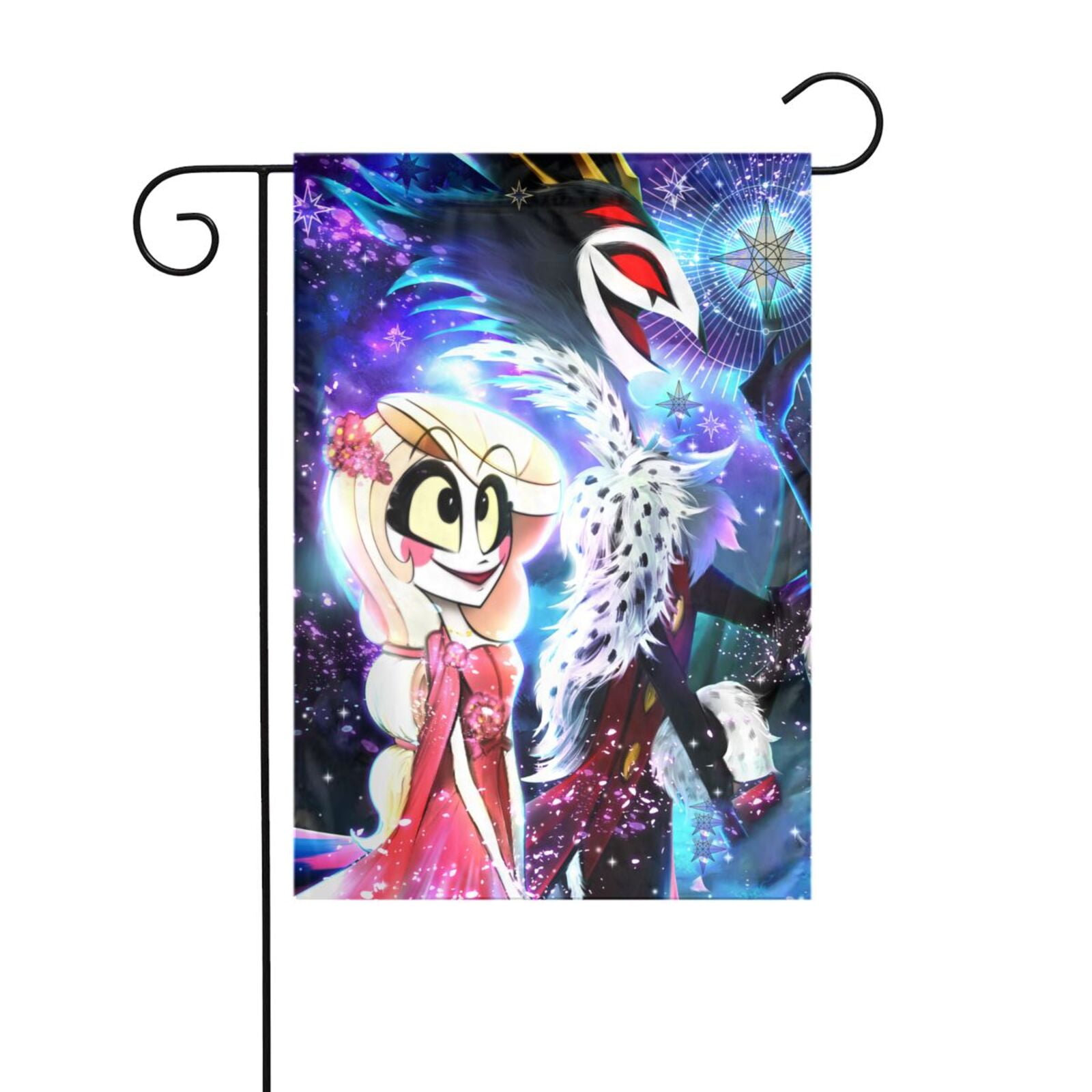 Hazbin Hotel Helluva Boss Garden Flag Double Sided Yard Outdoor Home ...