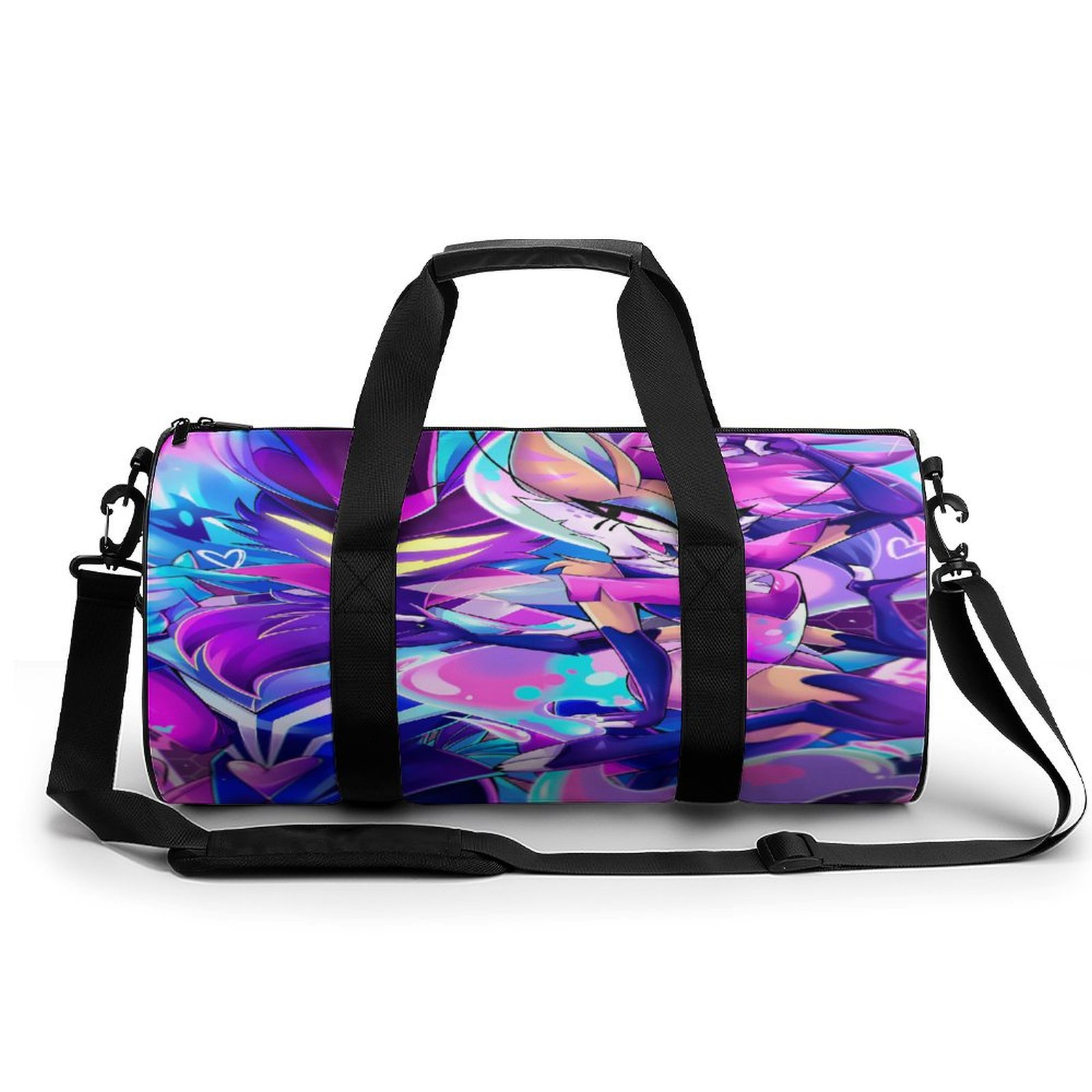 Hazbin Hotel Helluva Boss Large Capacity Gym Bag Waterproof Workout ...