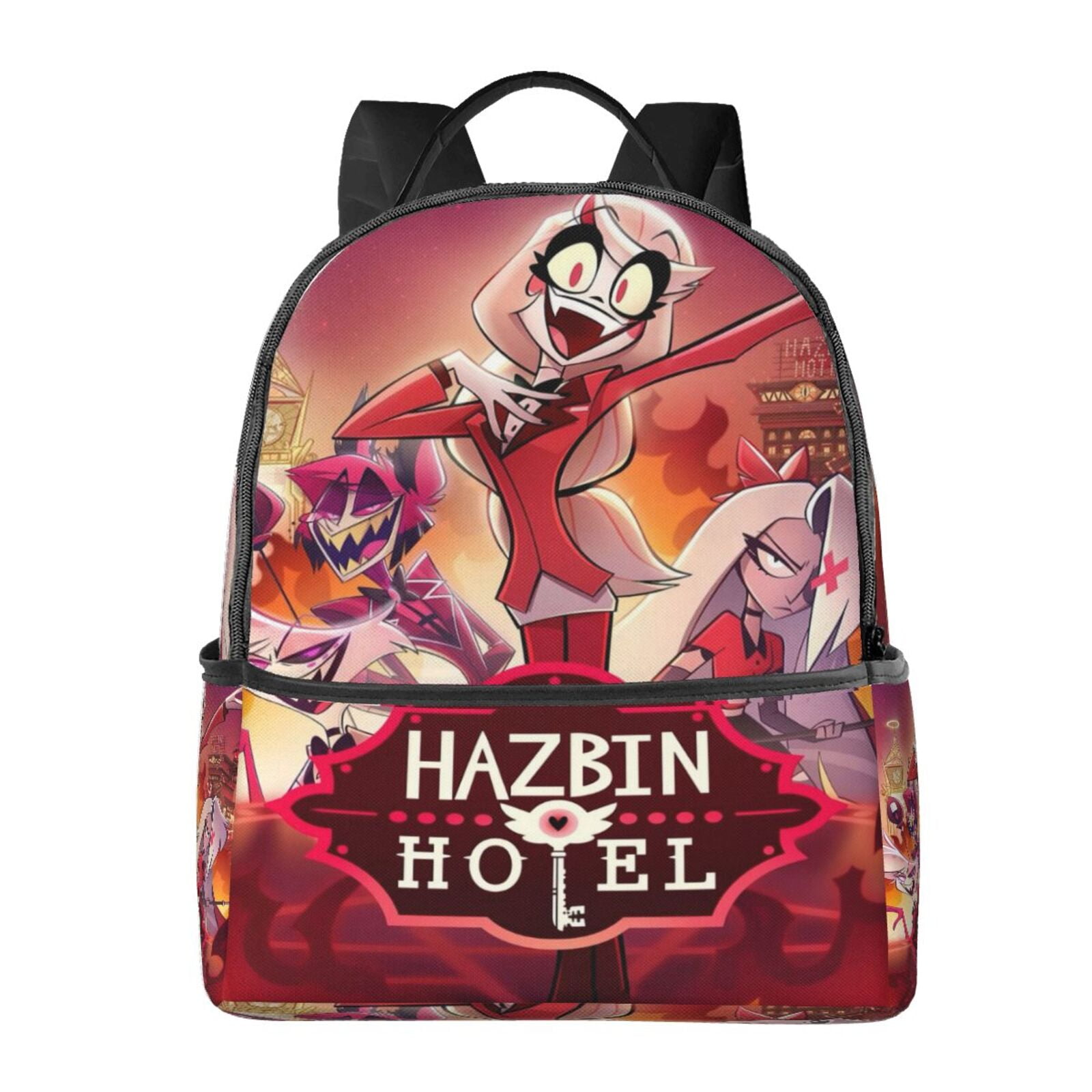 Hazbin Hotel Helluva Boss Lightweight Casual Backpack Knapsack Durable ...