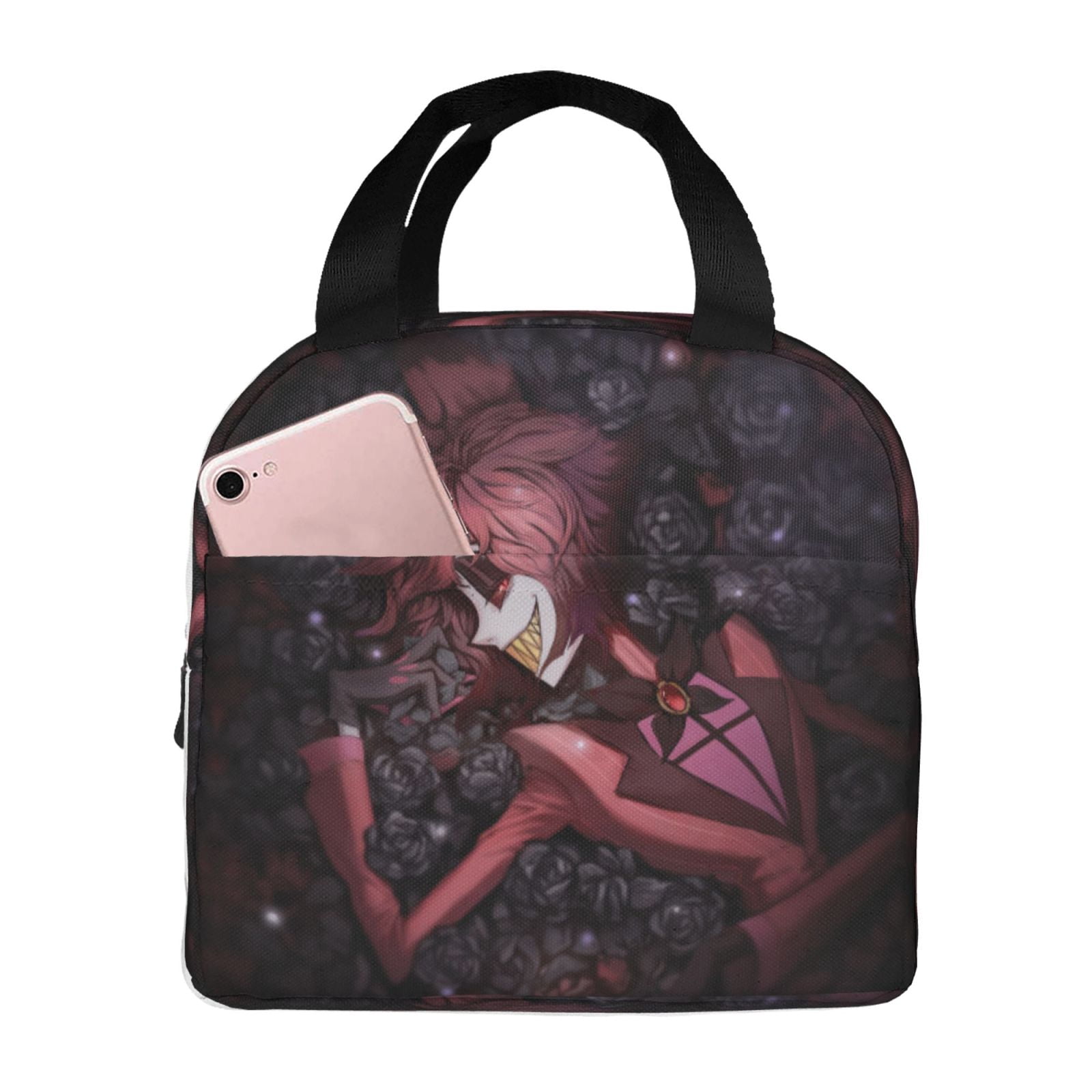 Hazbin Hotel Helluva Boss Lunch Bag Cartoon Insulated Portable Lunch ...
