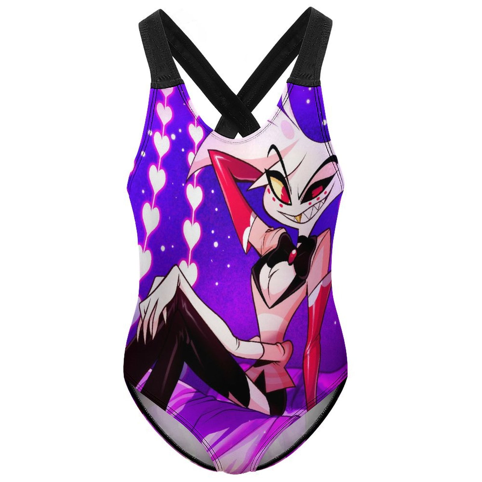 Hazbin Hotel Helluva Boss One Piece Swimsuits For Girls Quick Dry ...