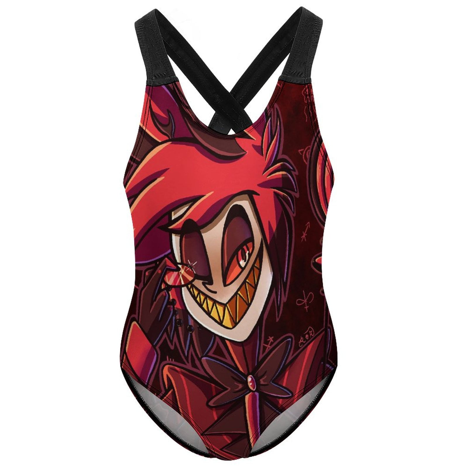 Hazbin Hotel Helluva Boss One Piece Swimsuits For Girls Quick Dry ...